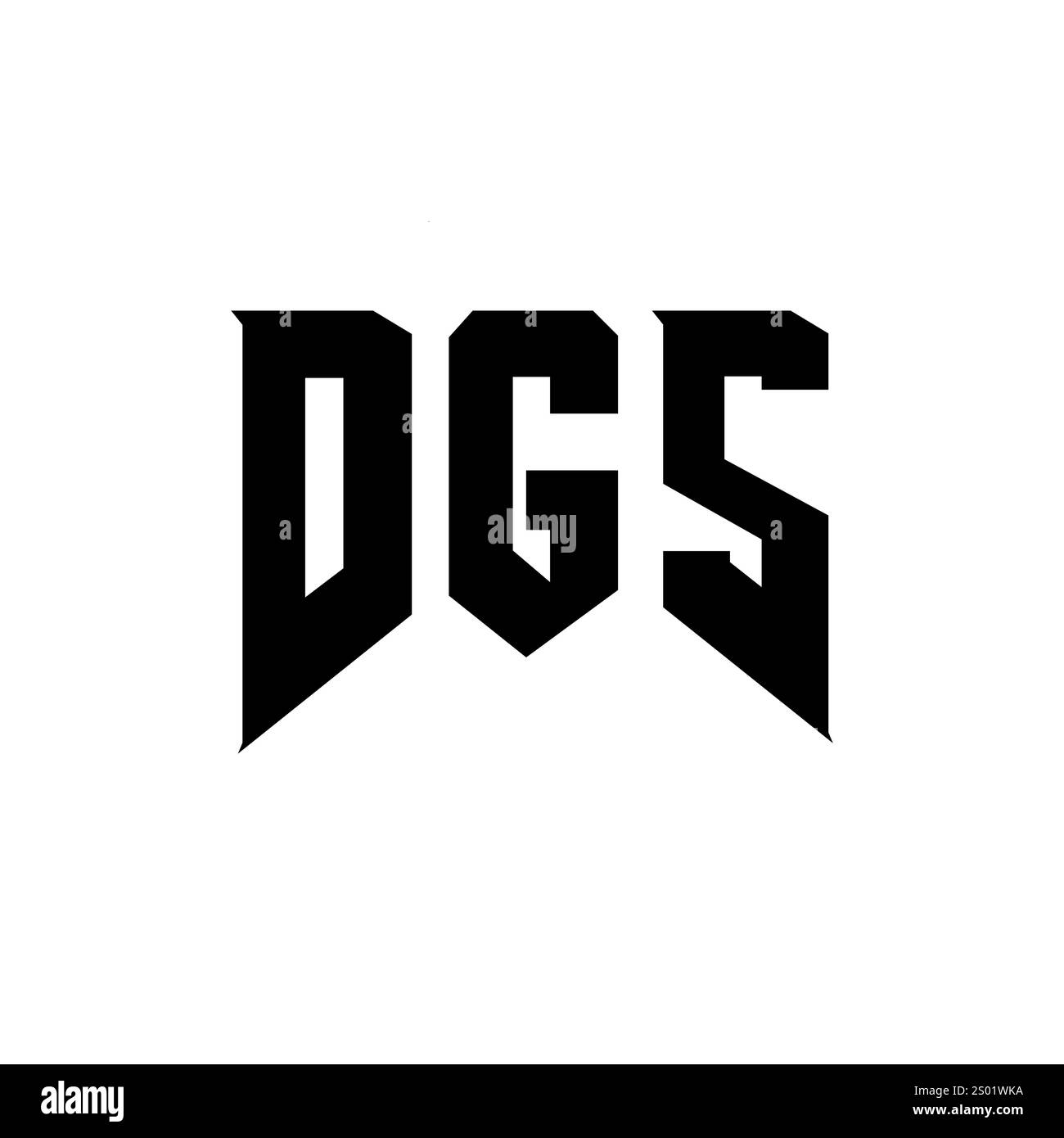 DGS letter logo design for technology company. DGS logo design black ...