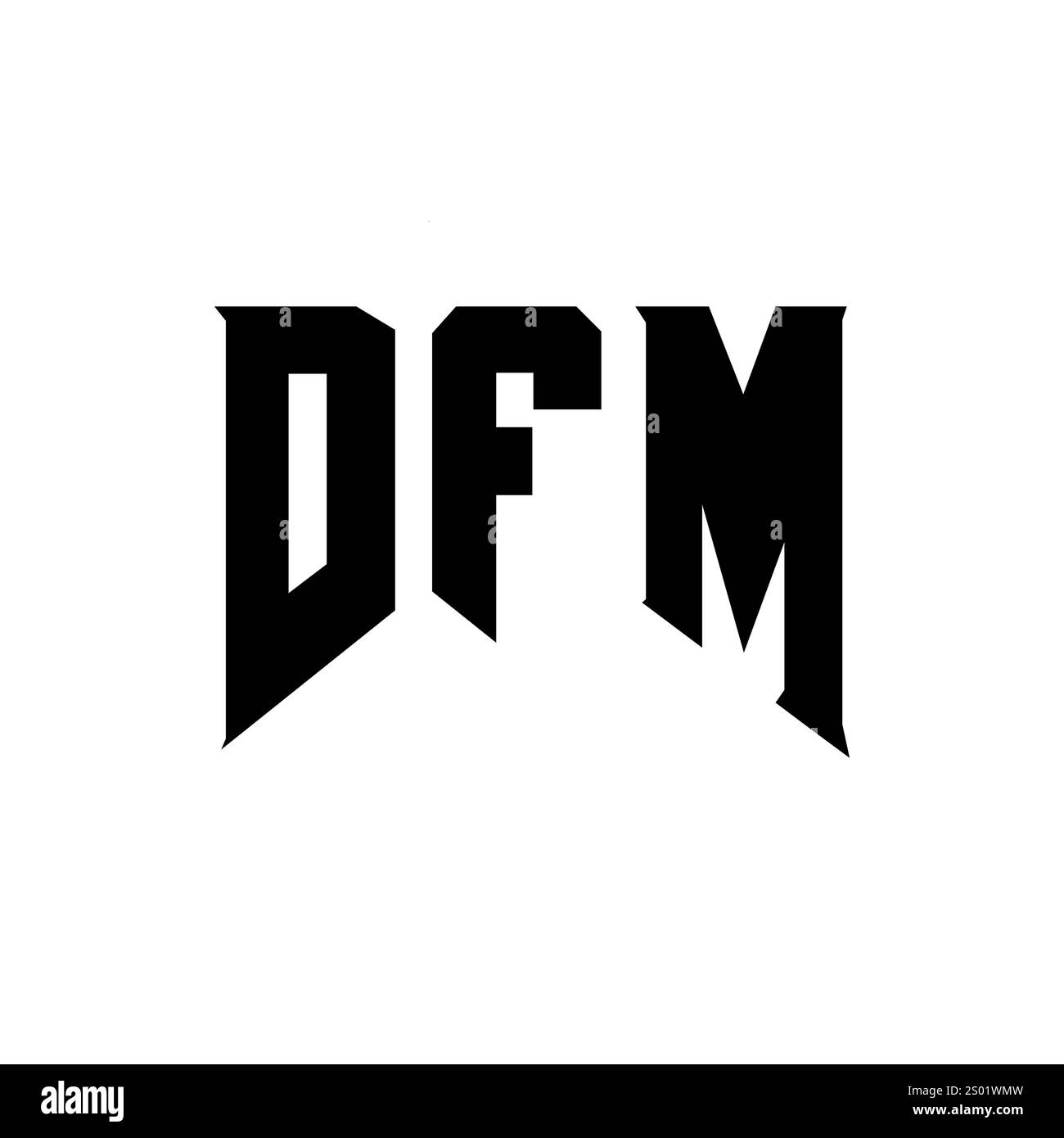 Dfm logo design Stock Vector Images - Alamy