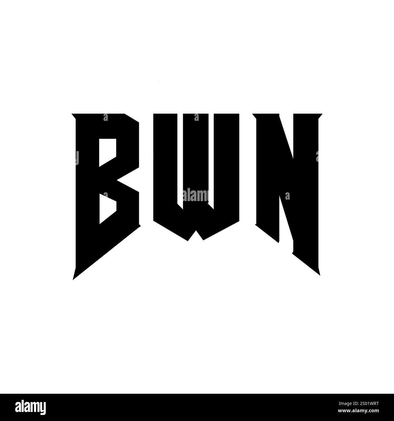 Bwn logo design hi-res stock photography and images - Alamy