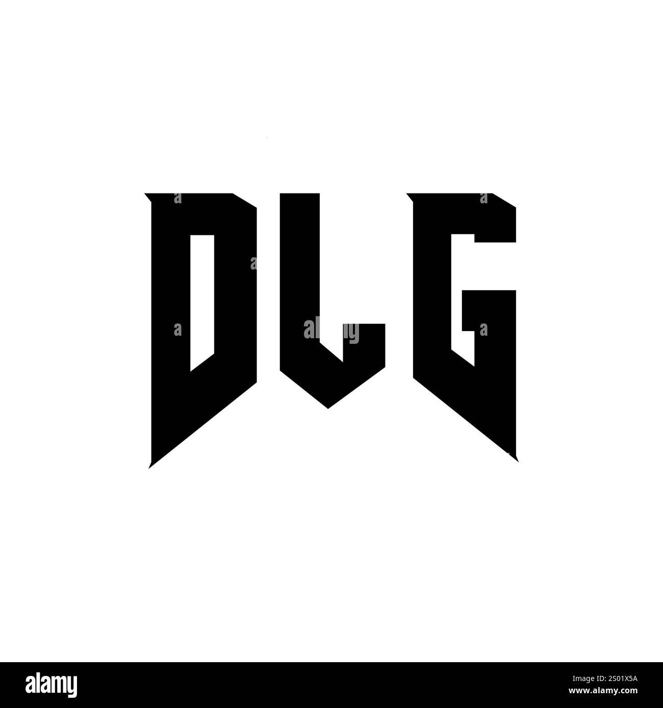 DLG letter logo design for technology company. DLG logo design black ...