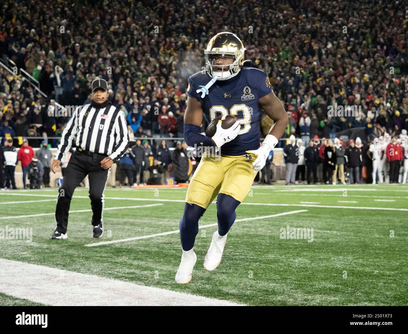 SOUTH BEND, IN - DECEMBER 20: Notre Dame Fighting Irish wide receiver ...