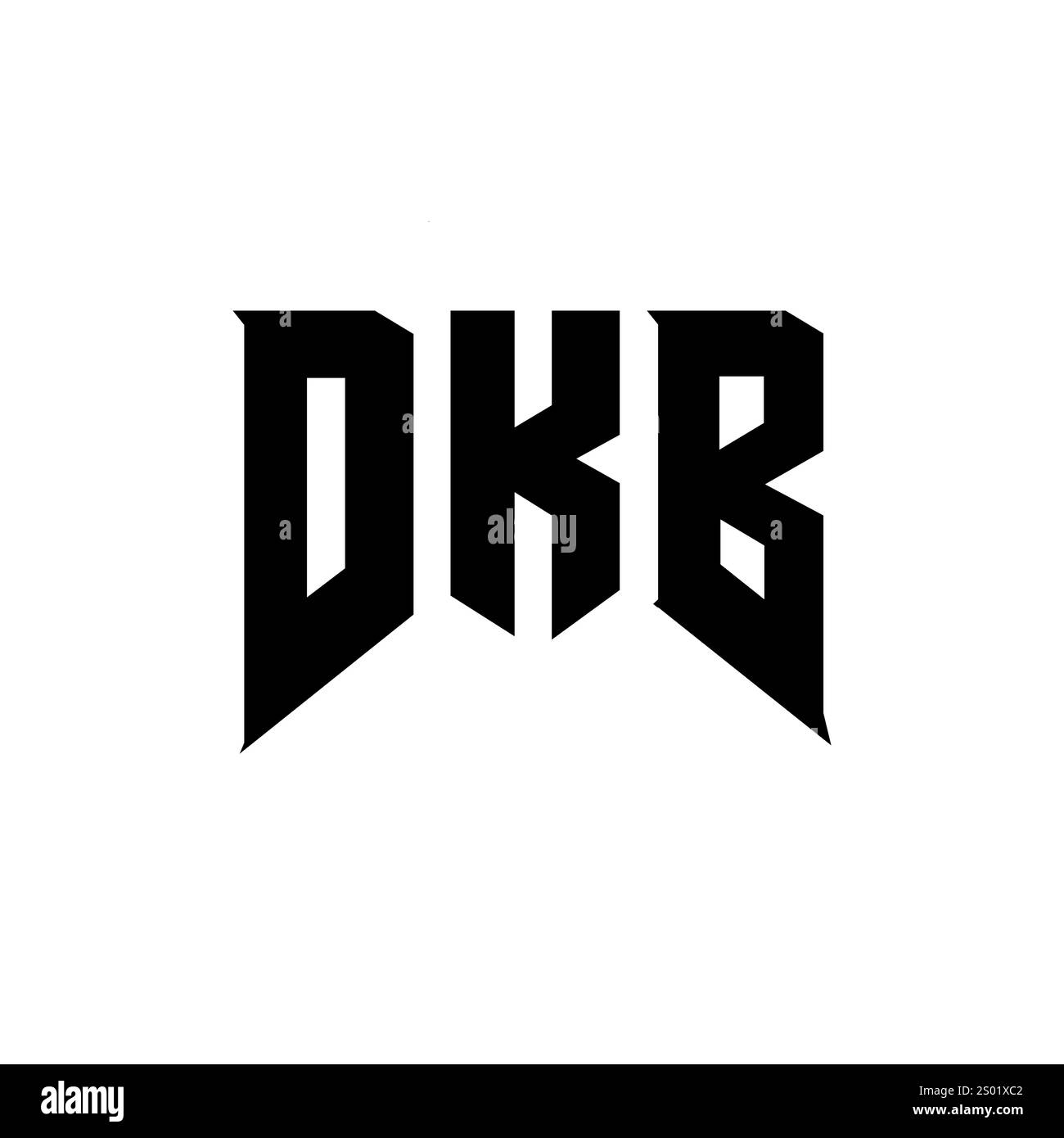 DKB letter logo design for technology company. DKB logo design black ...