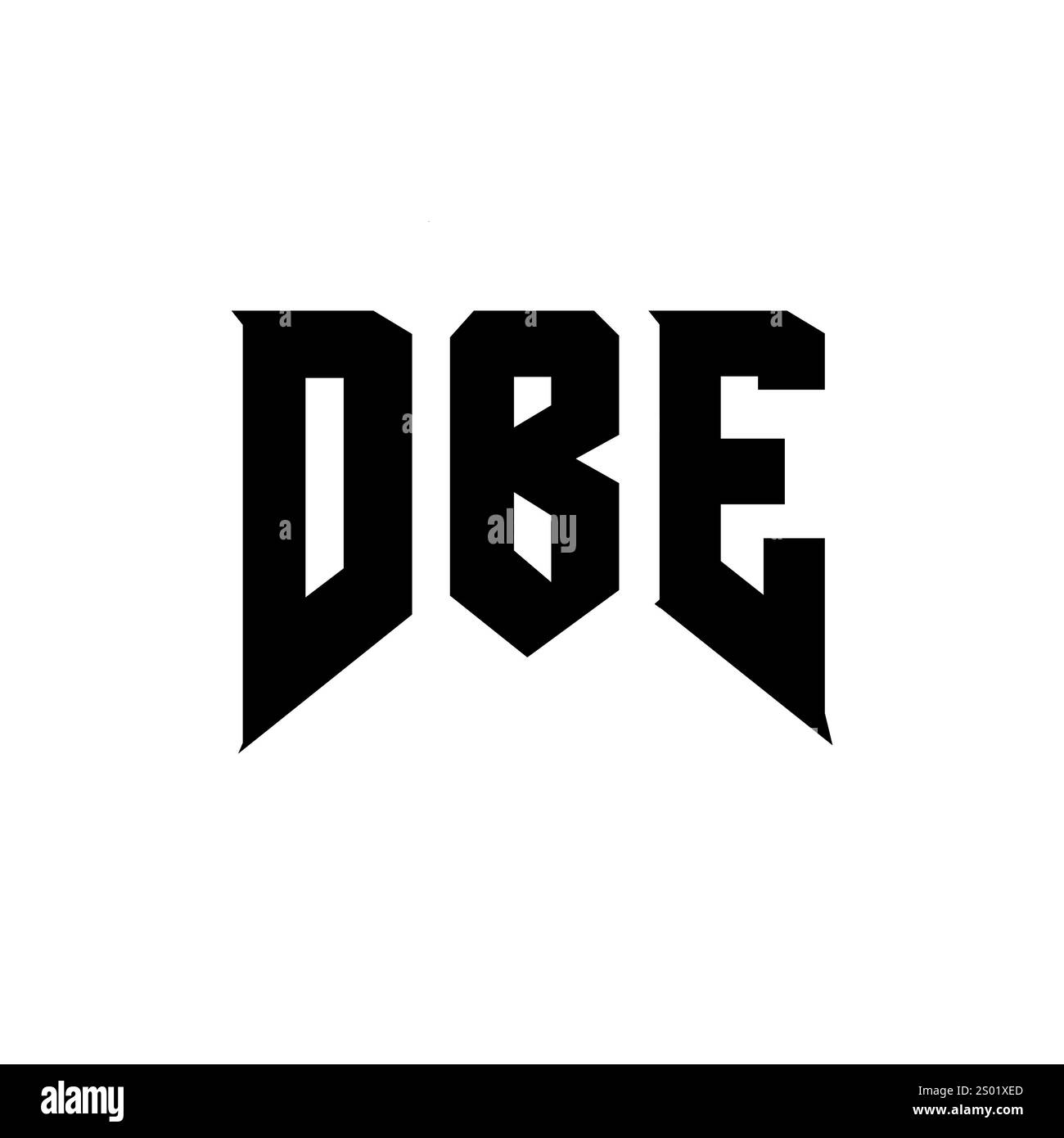 DBE letter logo design for technology company. DBE logo design black ...