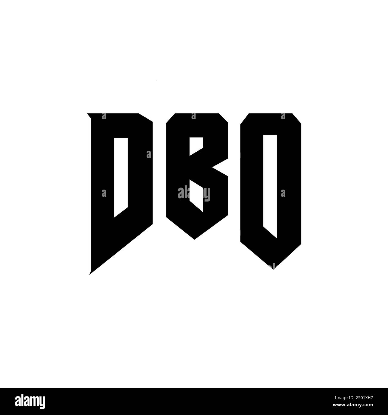 DBO letter logo design for technology company. DBO logo design black ...