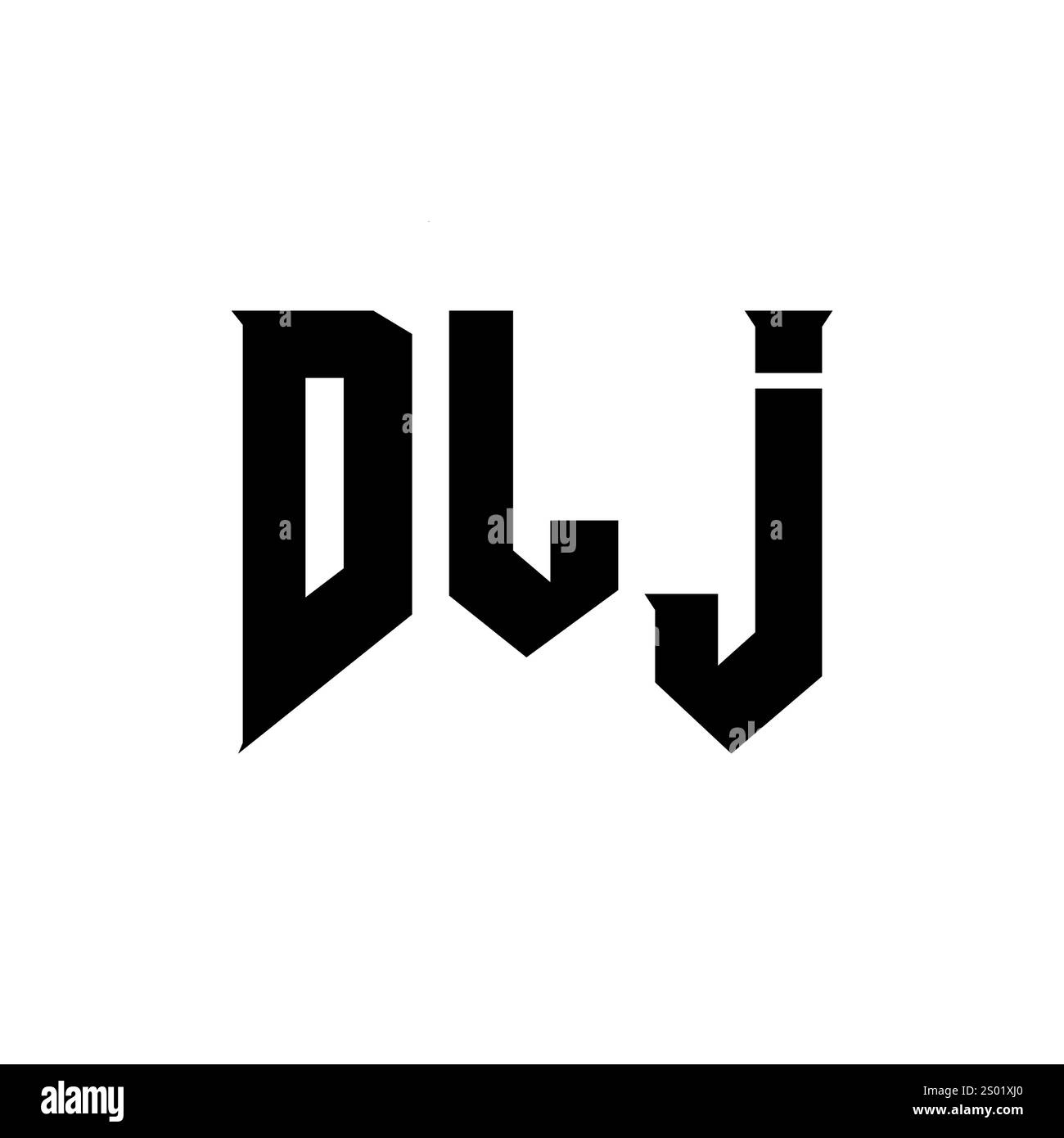 DLJ letter logo design for technology company. DLJ logo design black ...