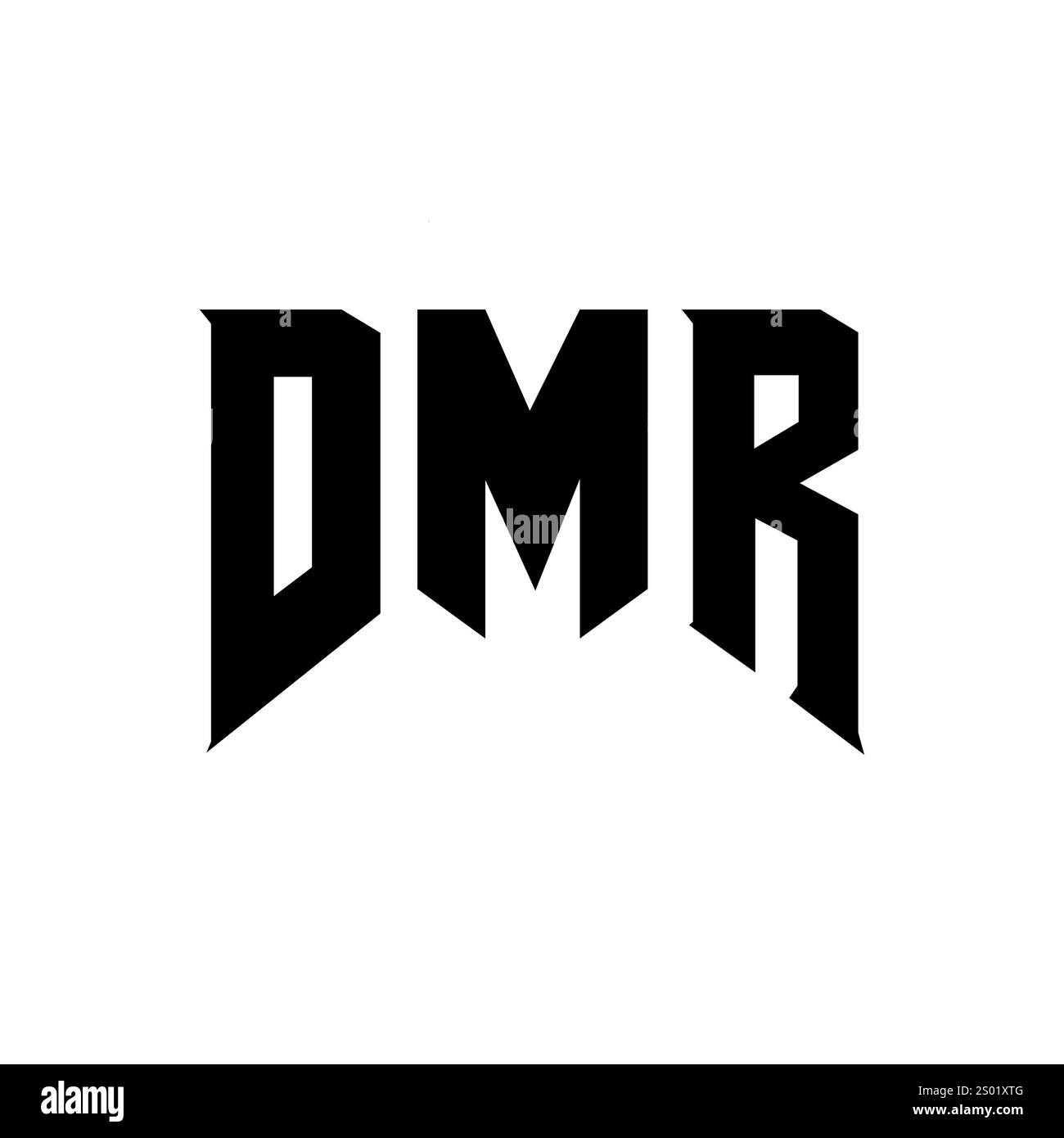 DMR letter logo design for technology company. DMR logo design black ...