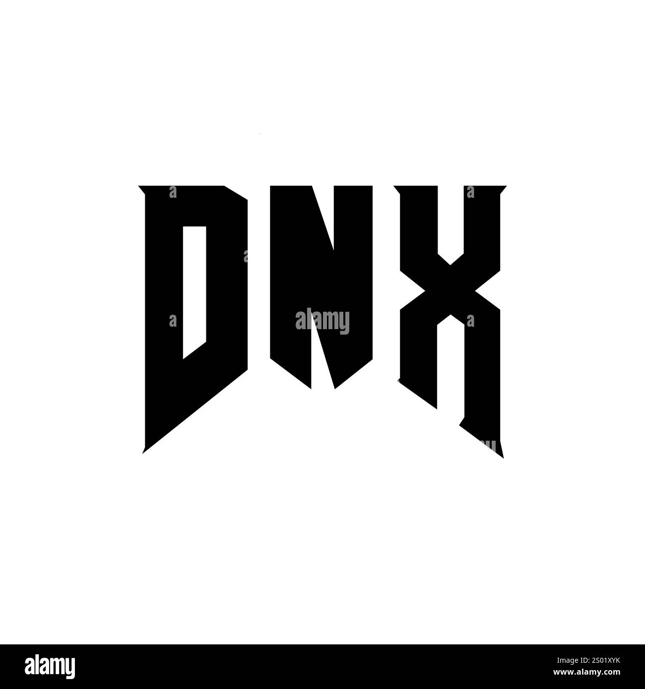 Dnx logo design hi-res stock photography and images - Alamy