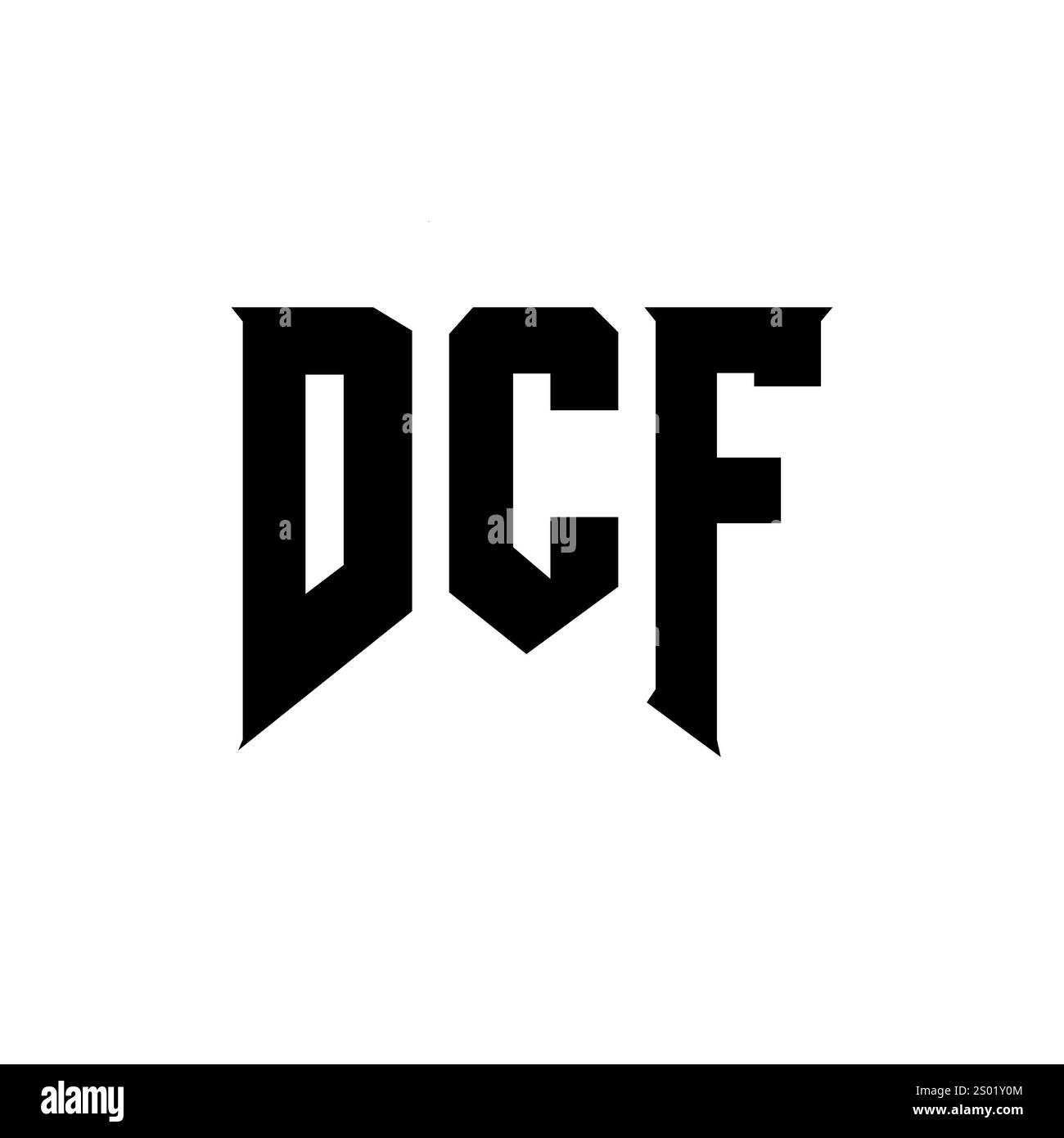 Dcf logo design hi-res stock photography and images - Alamy
