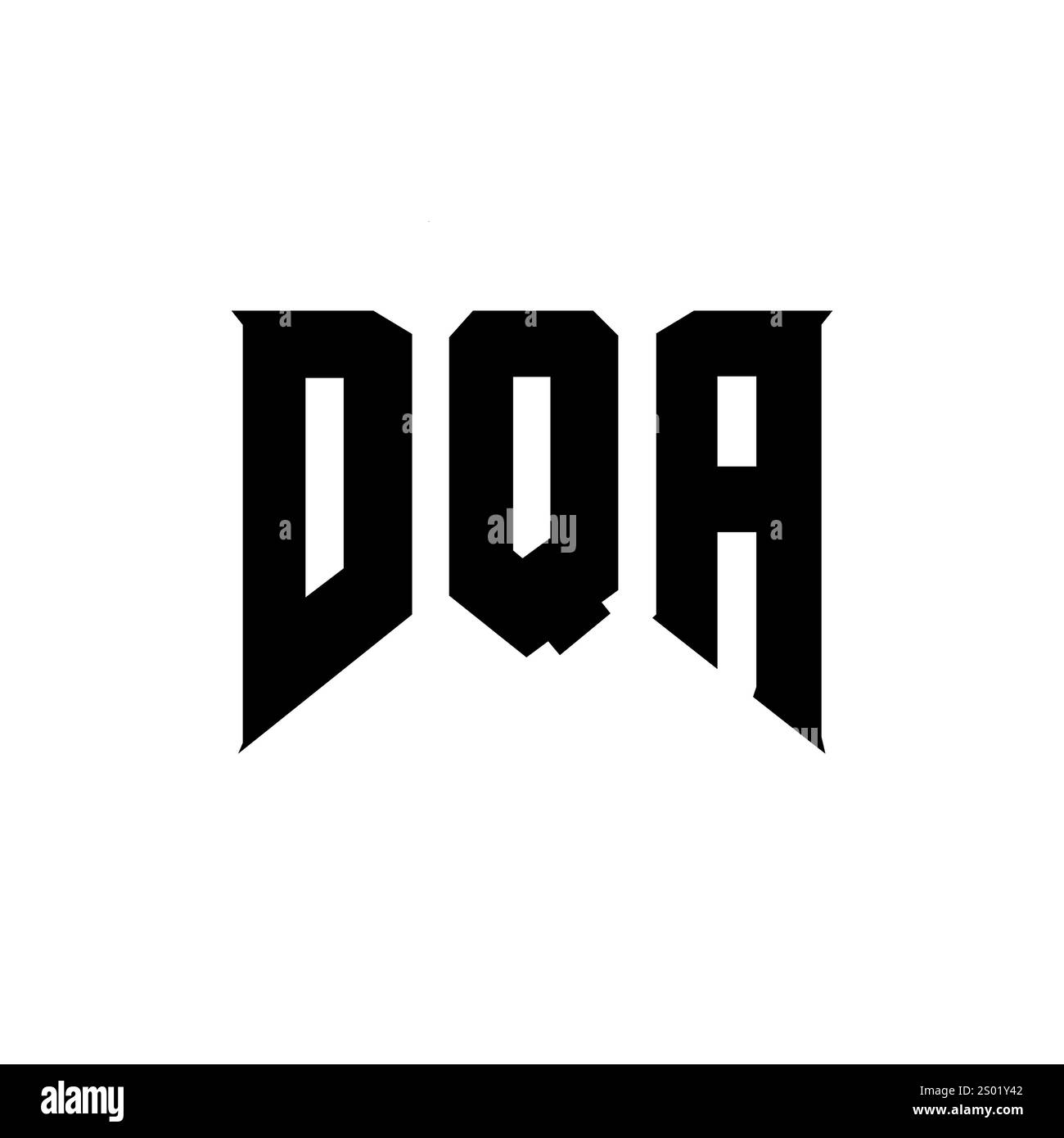 Dqa logo design hi-res stock photography and images - Alamy