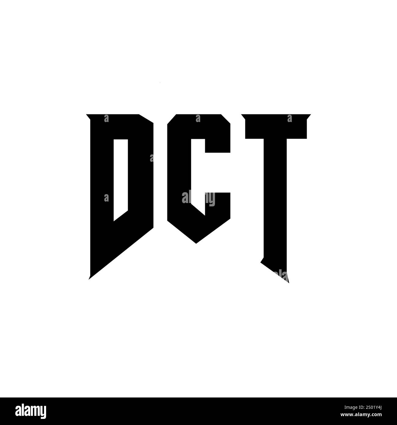DCT letter logo design for technology company. DCT logo design black ...