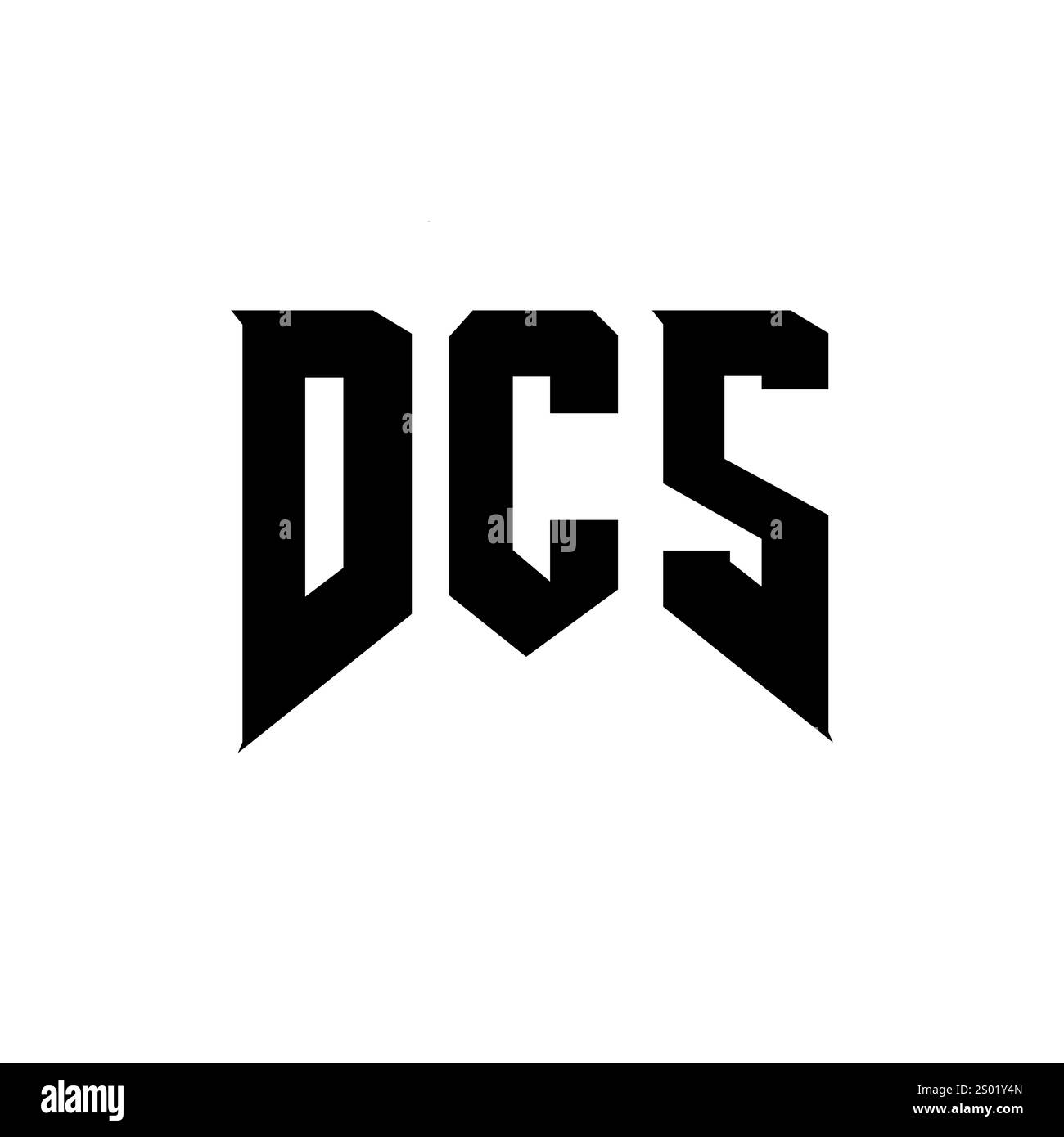Dcs logo design Stock Vector Images - Alamy
