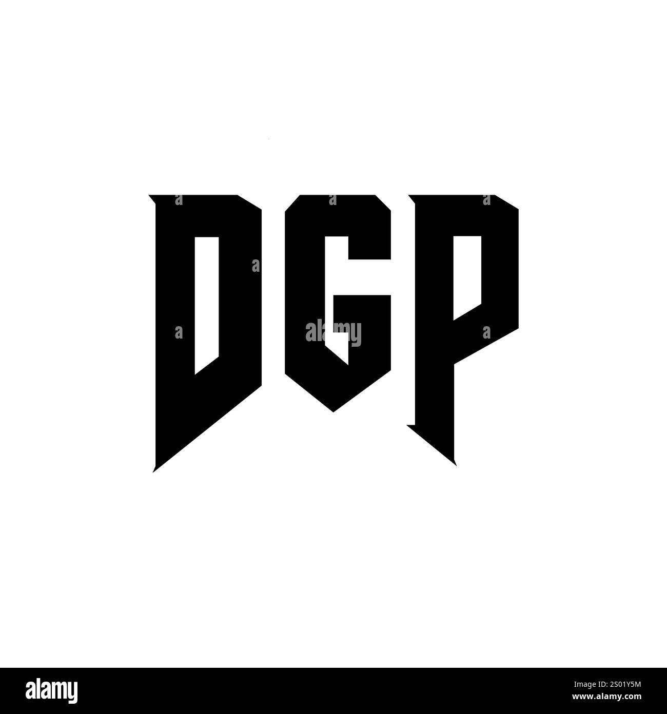 DGP letter logo design for technology company. DGP logo design black ...