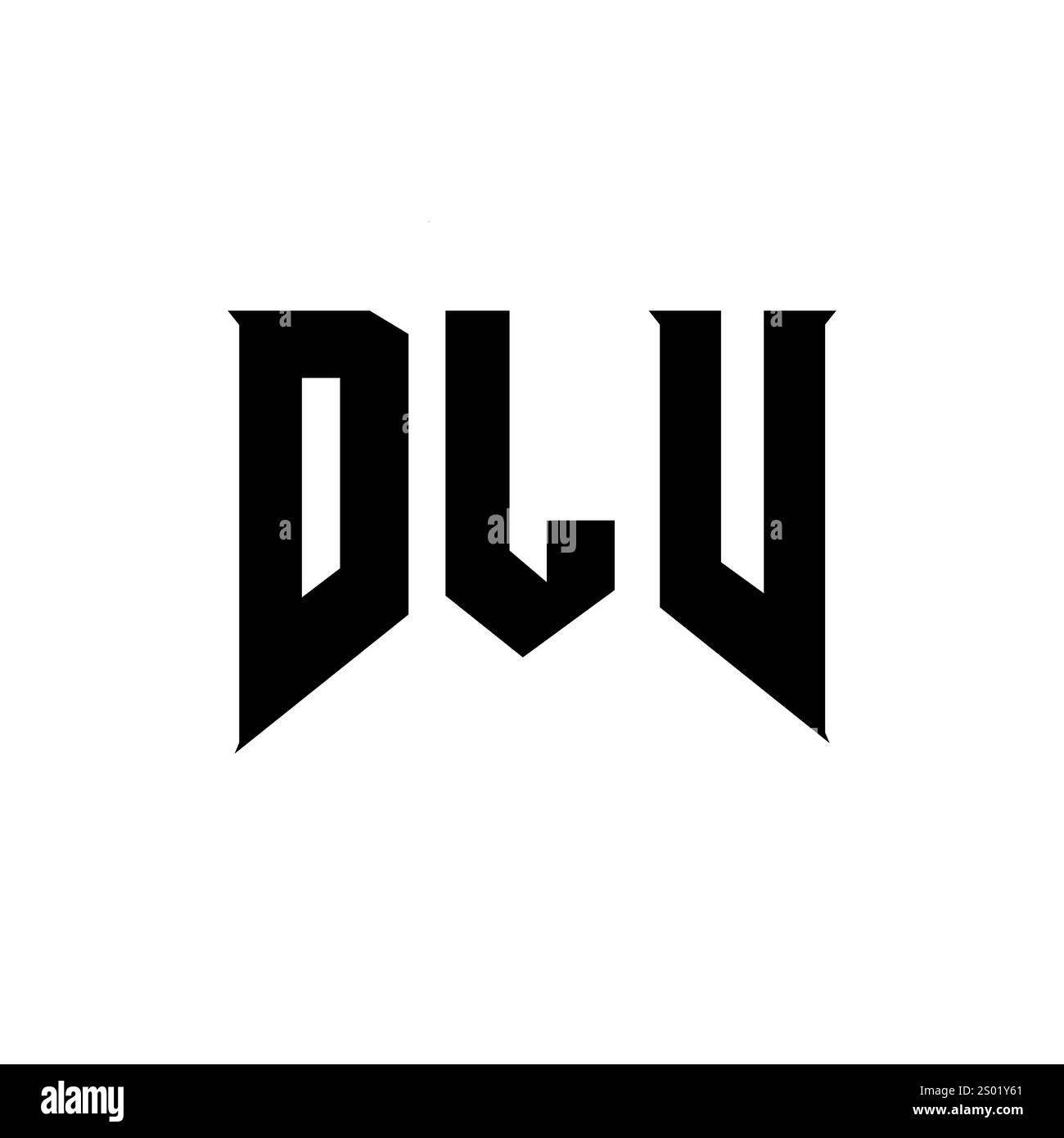 DLV letter logo design for technology company. DLV logo design black ...