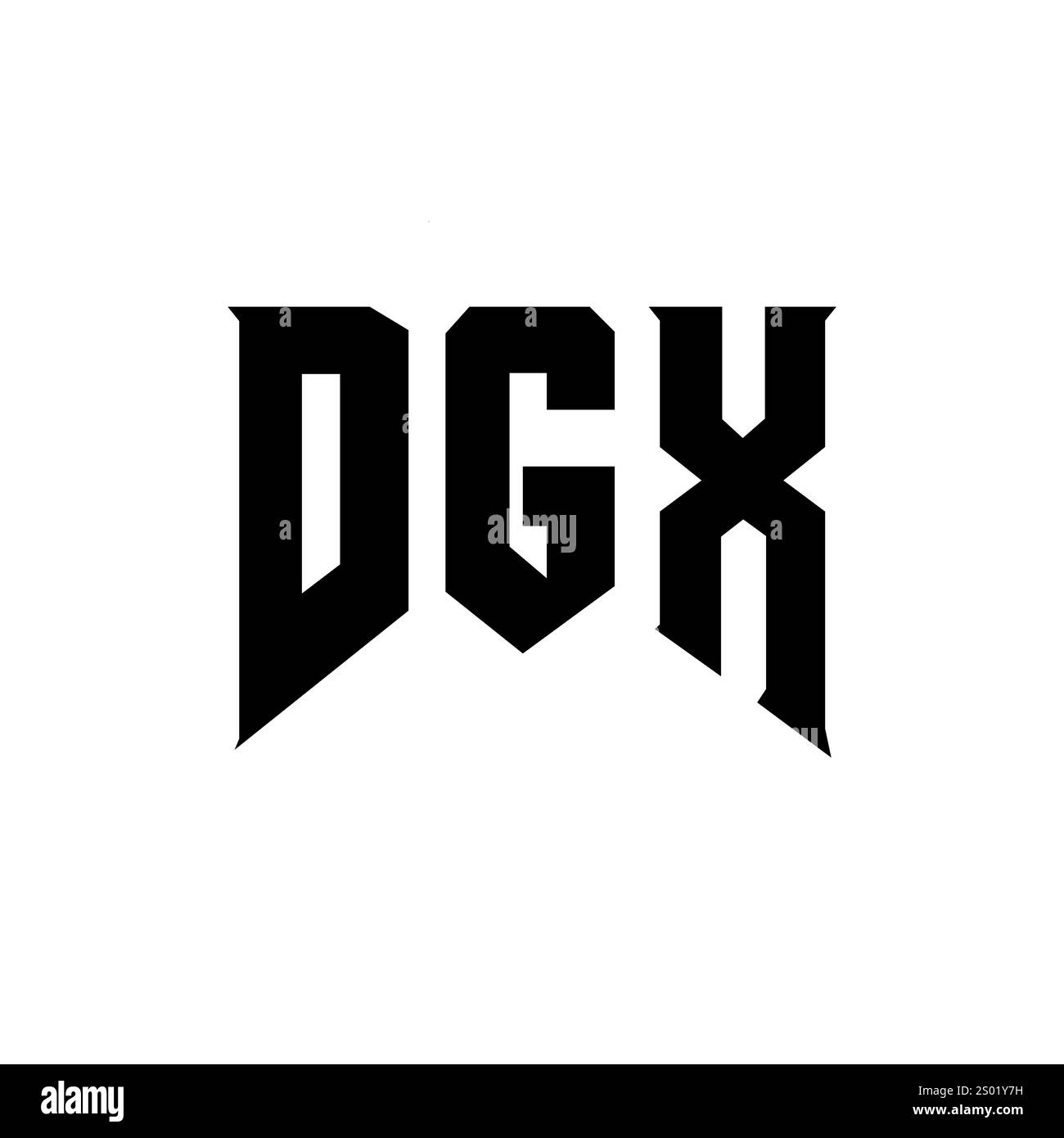 DGX letter logo design for technology company. DGX logo design black ...