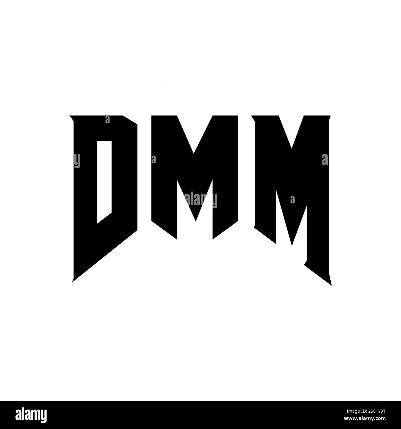 DMM letter logo design for technology company. DMM logo design black ...