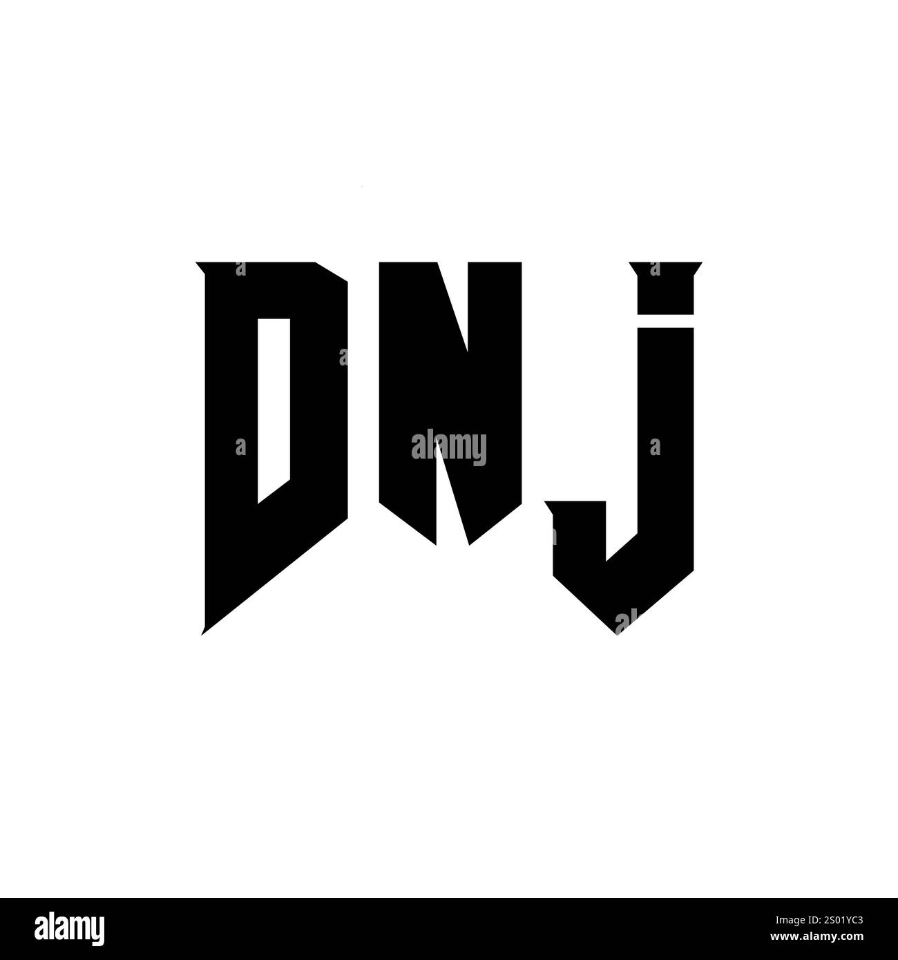 Dnj logo design hi-res stock photography and images - Alamy
