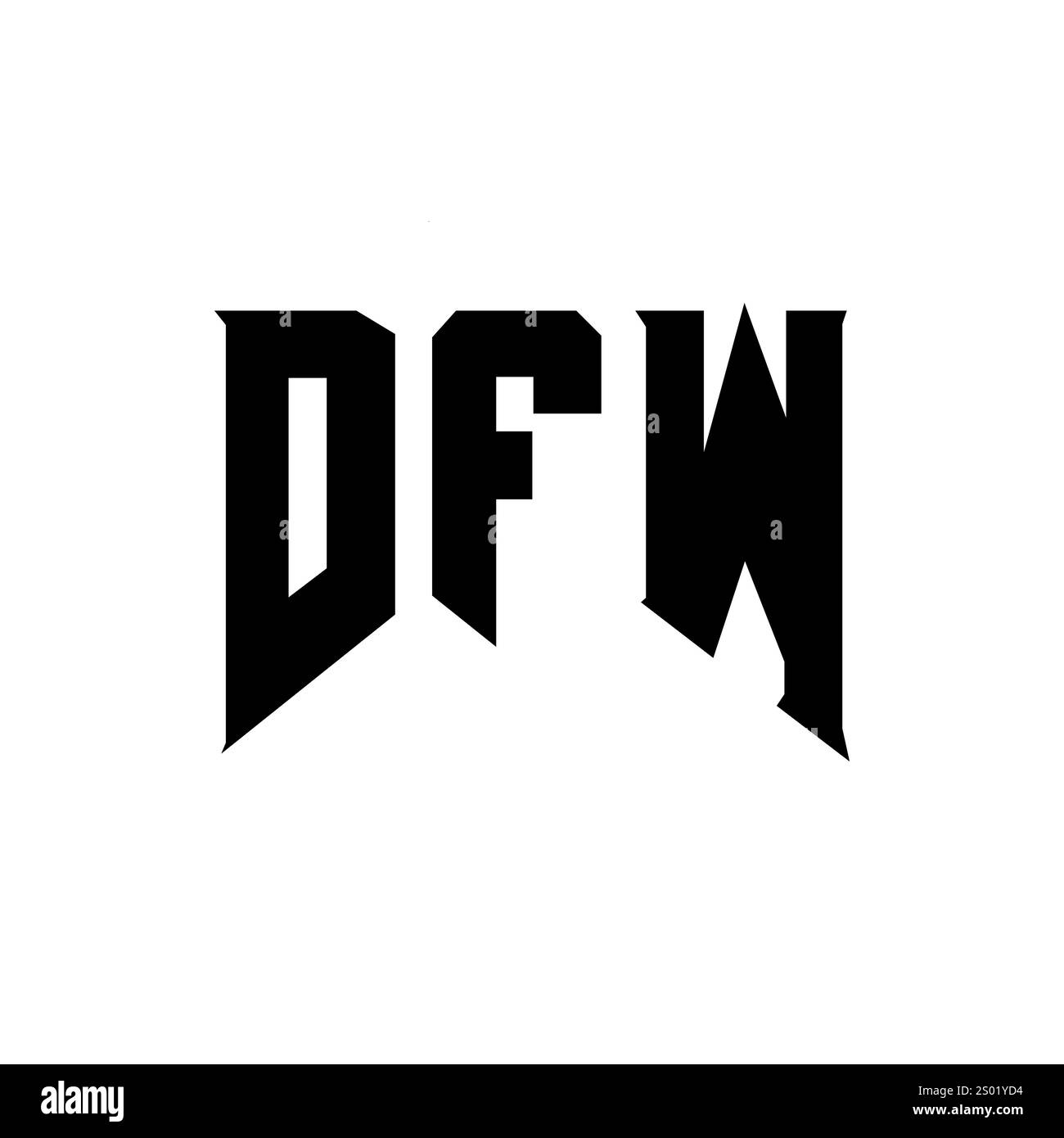 Dfw logo design hi-res stock photography and images - Alamy