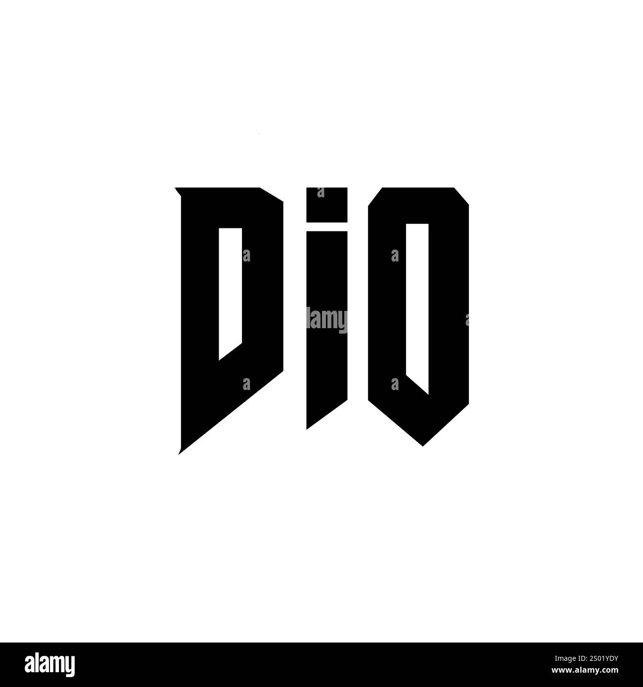 Dio logo design hi-res stock photography and images - Alamy