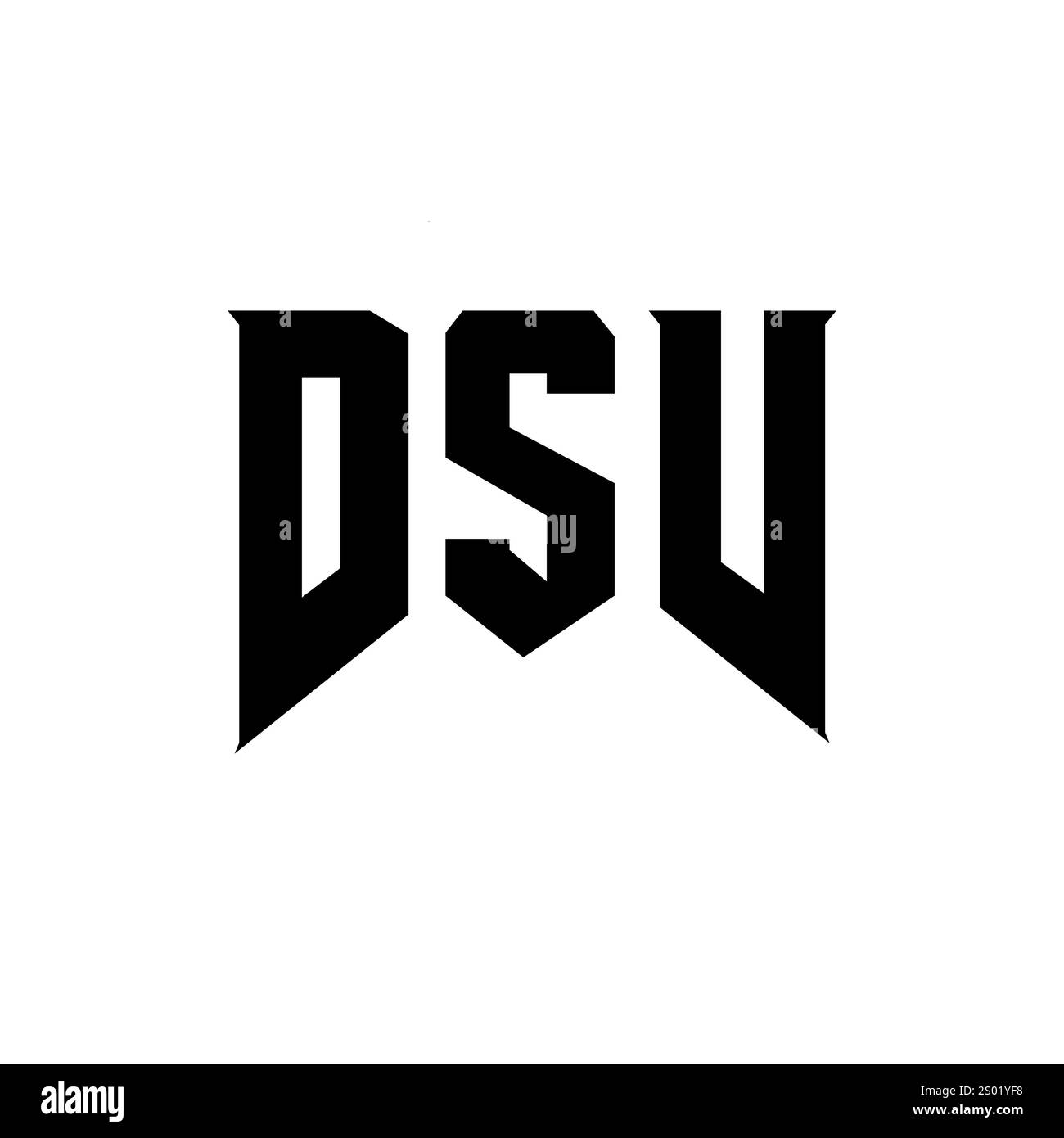 DSV letter logo design for technology company. DSV logo design black ...