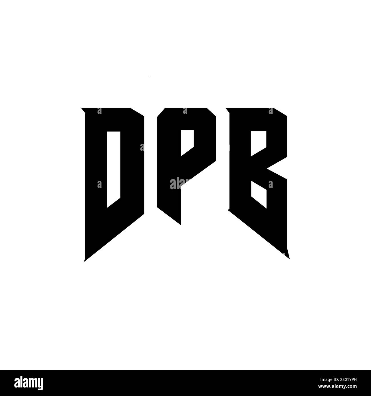 DPB letter logo design for technology company. DPB logo design black ...