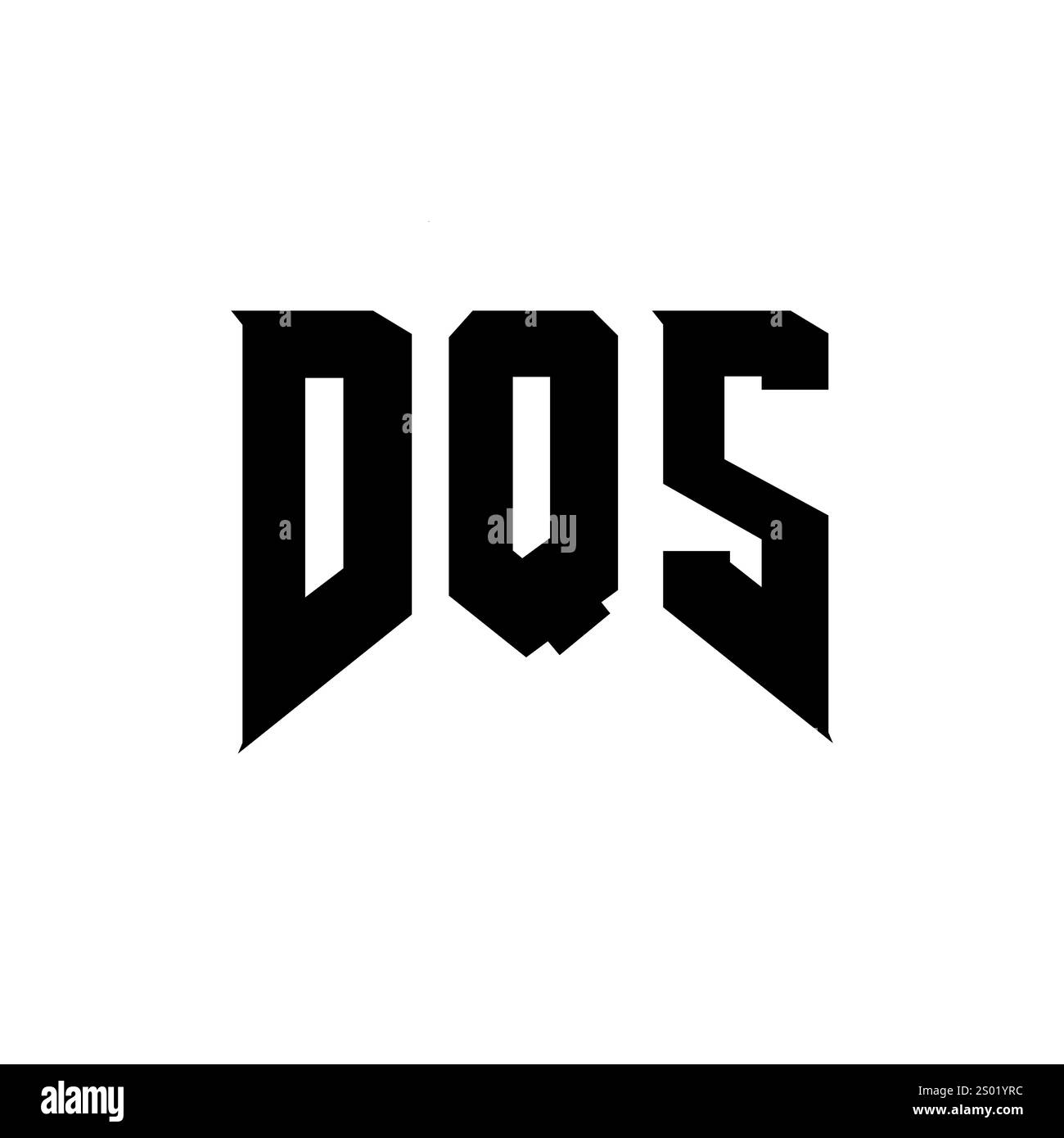 DQS letter logo design for technology company. DQS logo design black ...