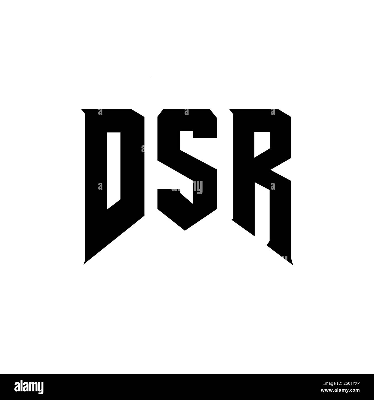 DSR letter logo design for technology company. DSR logo design black ...