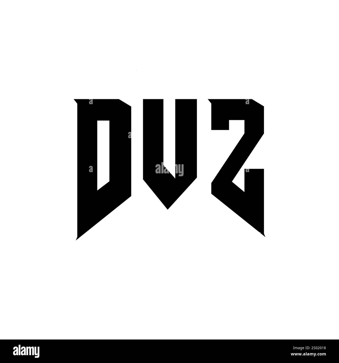 Dvz logo design Stock Vector Images - Alamy