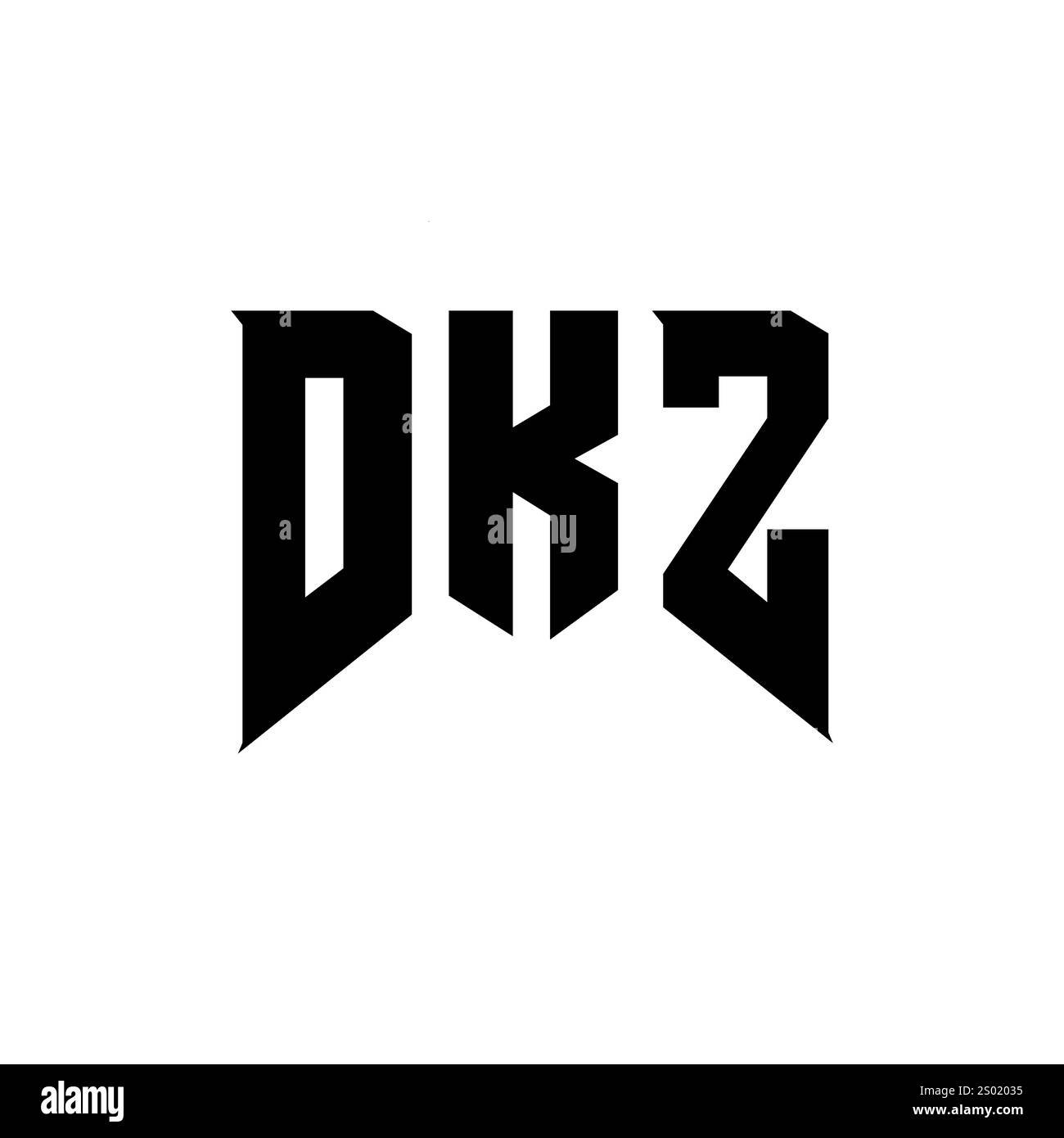 Dkz logo design hi-res stock photography and images - Alamy