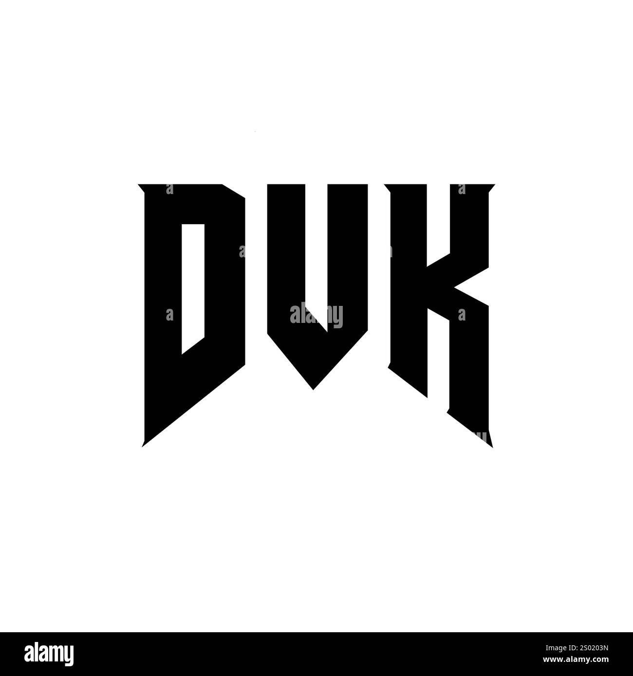 DVK letter logo design for technology company. DVK logo design black ...