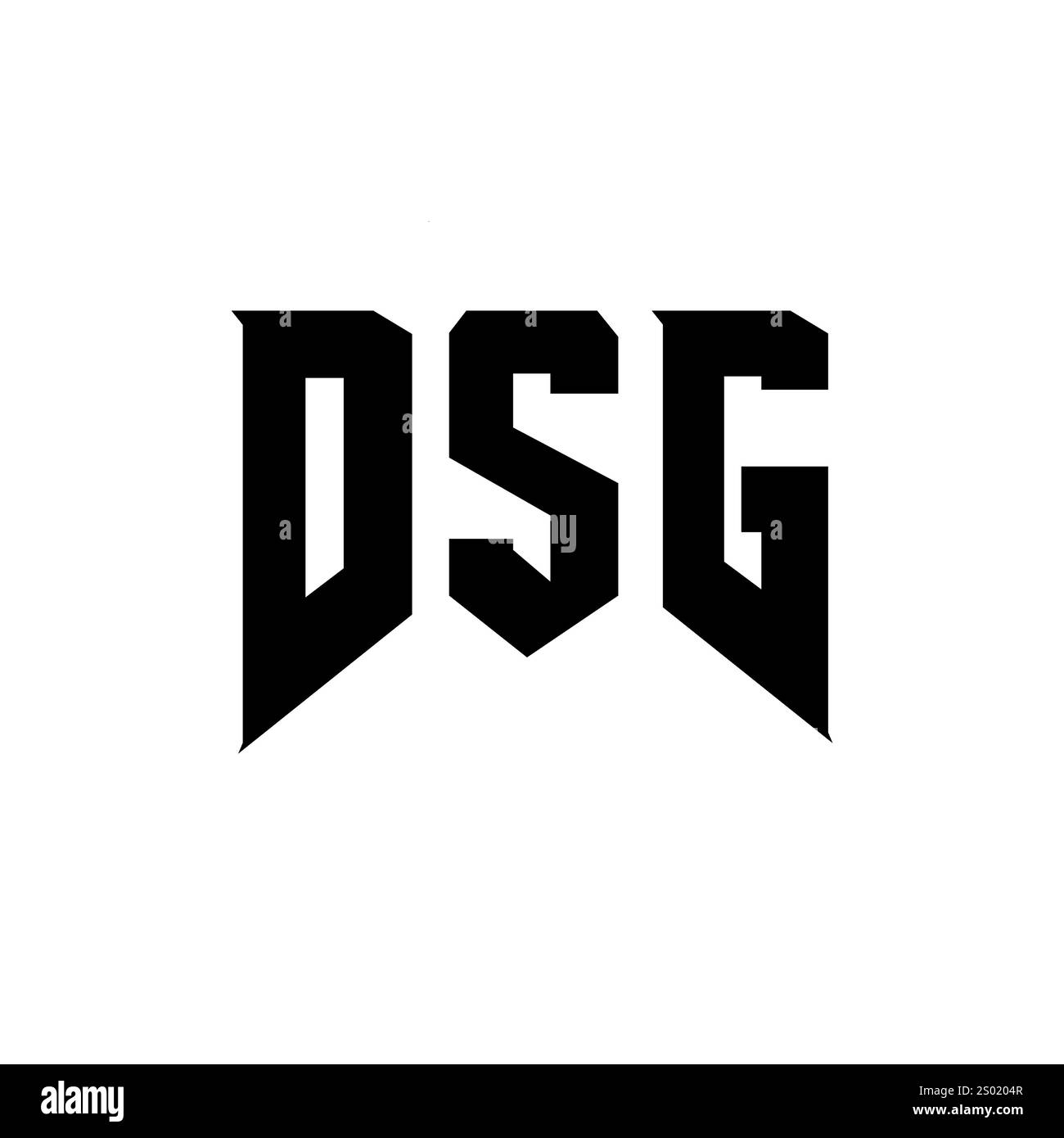 DSG letter logo design for technology company. DSG logo design black ...