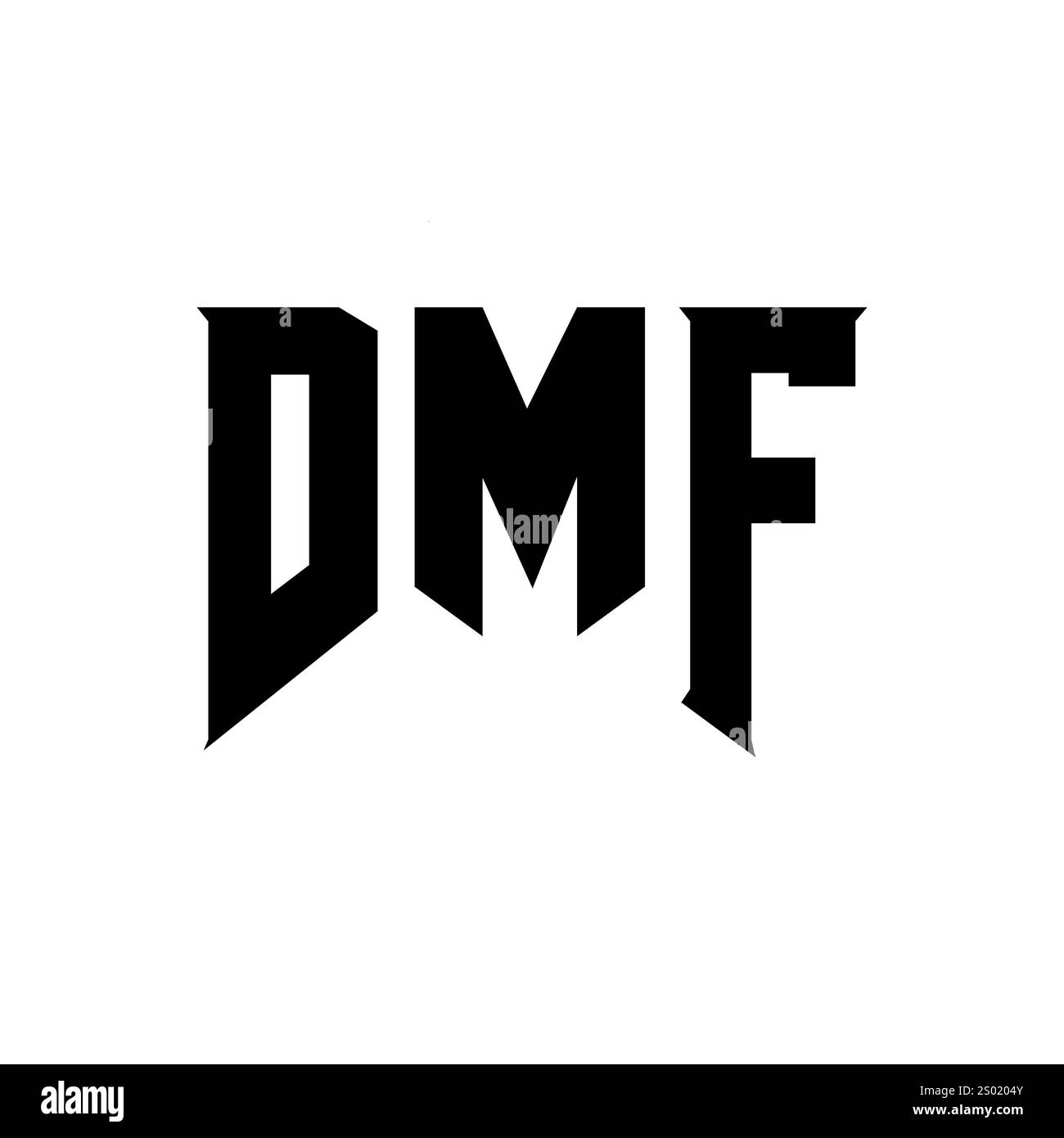 DMF letter logo design for technology company. DMF logo design black ...