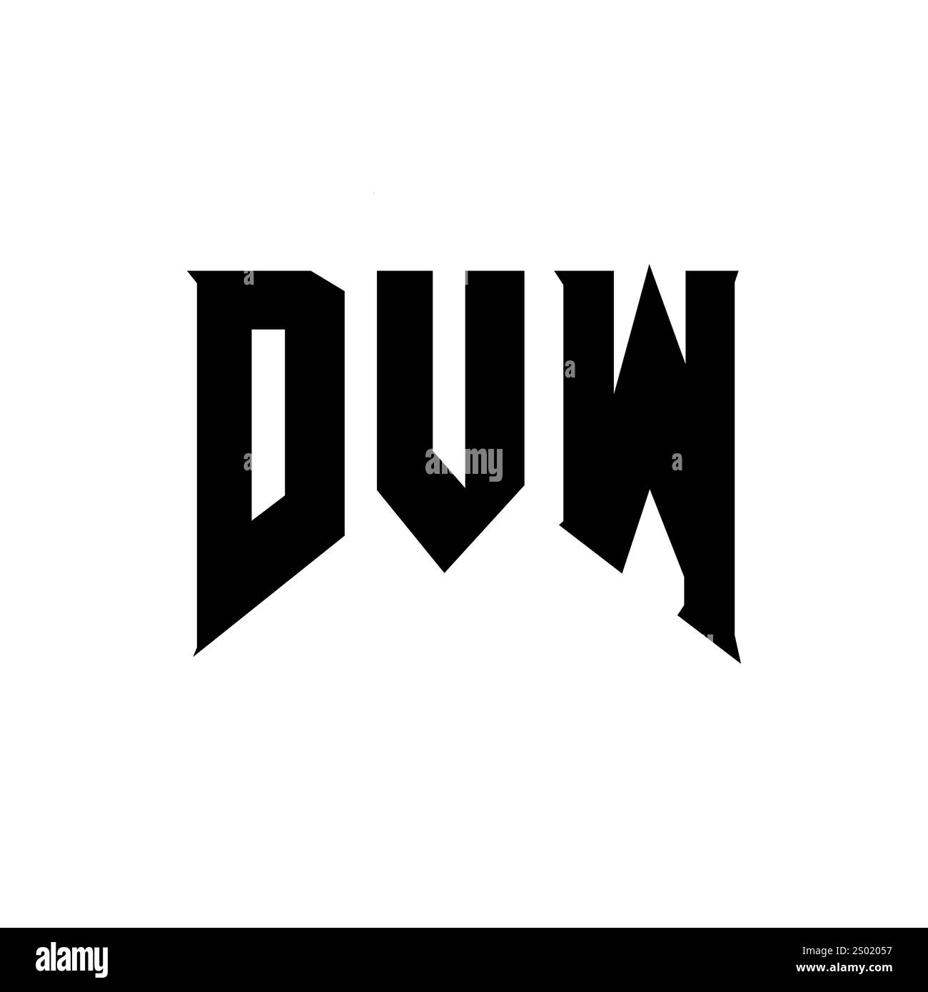 Dvw alphabet Stock Vector Images - Alamy