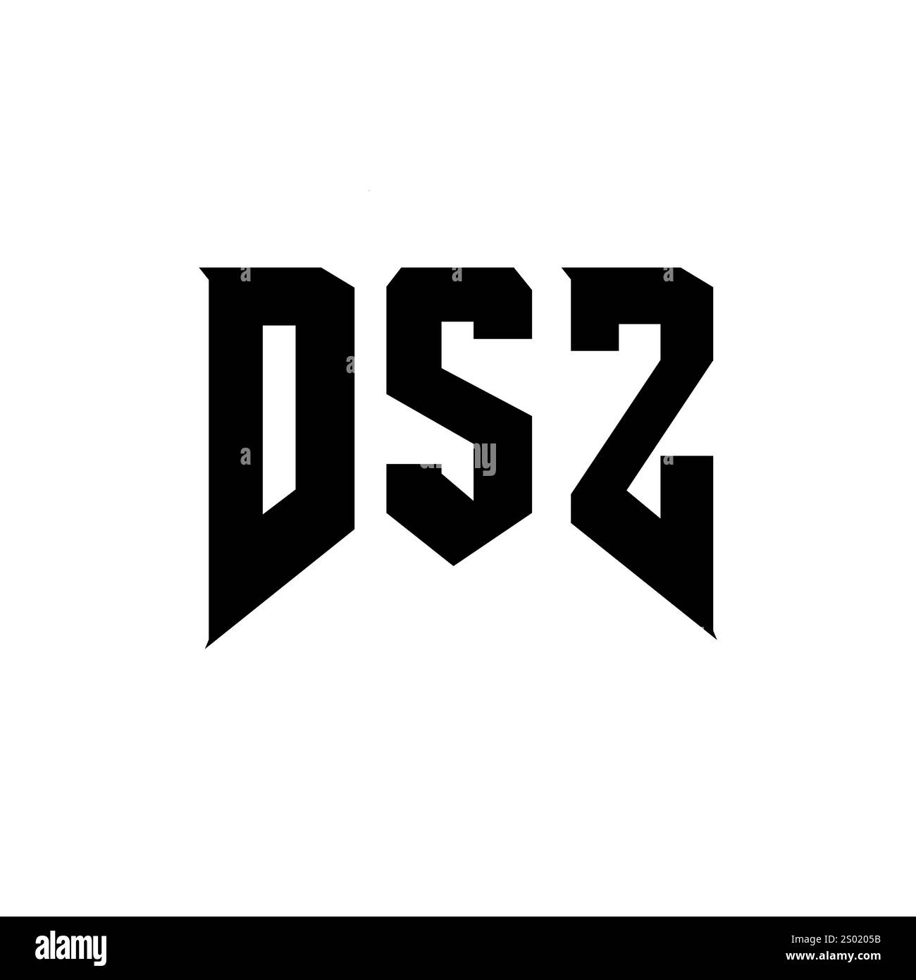 DSZ letter logo design for technology company. DSZ logo design black ...