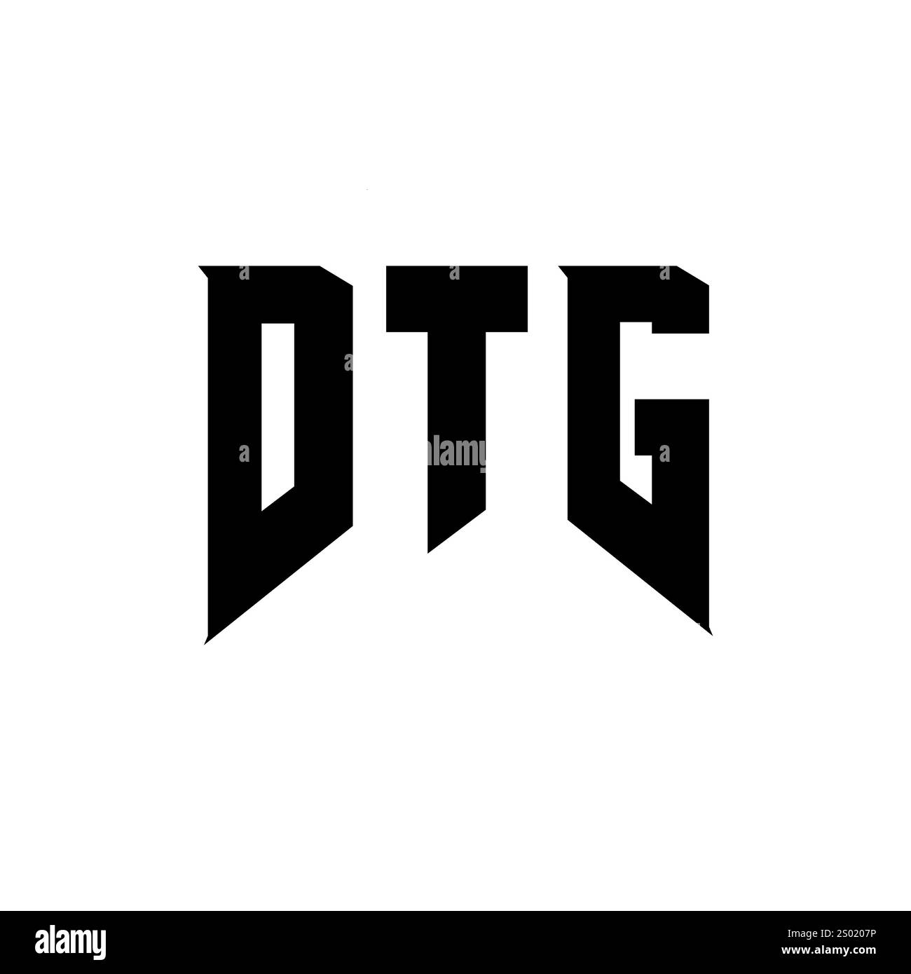 DTG letter logo design for technology company. DTG logo design black ...