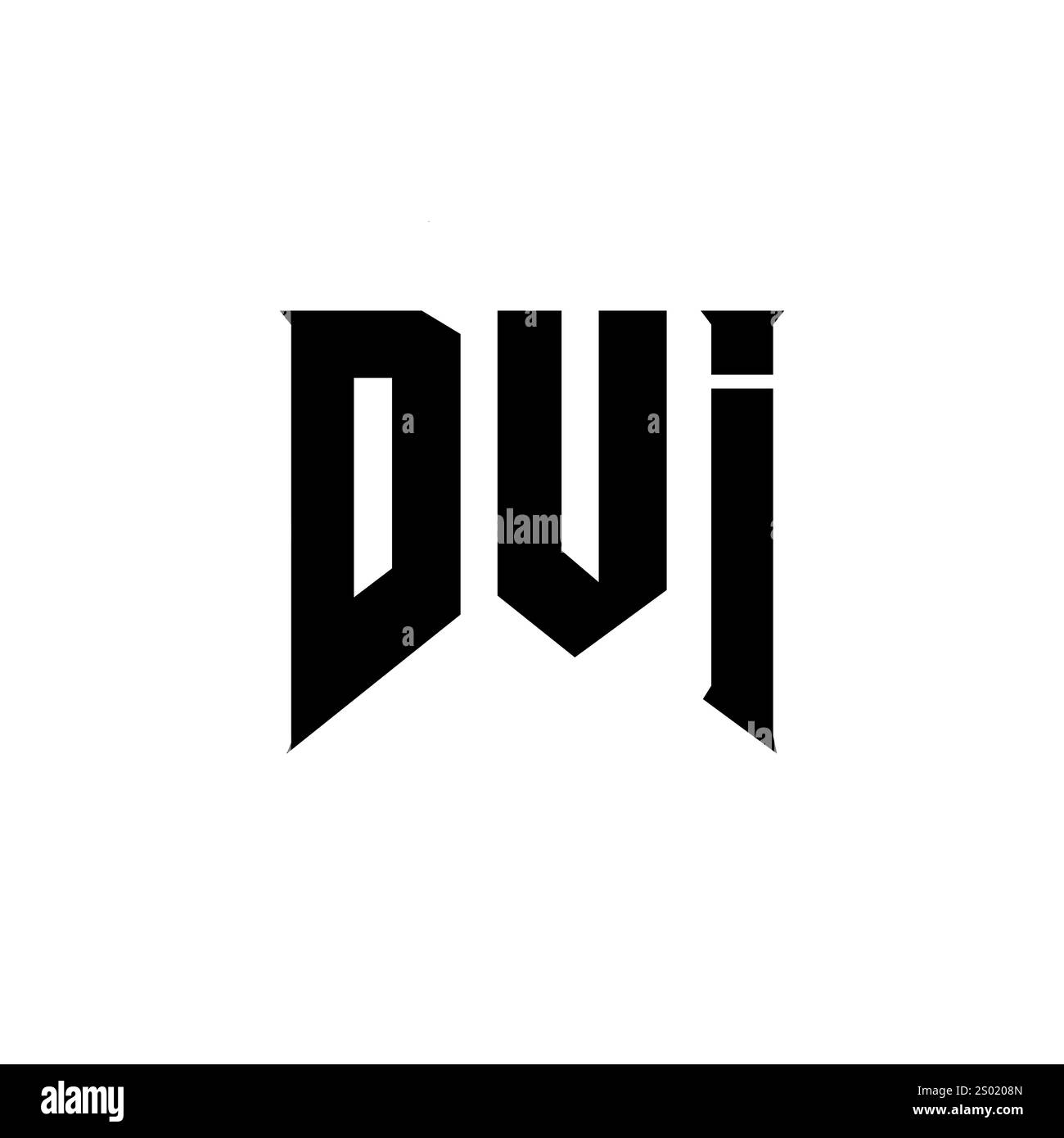 DUI letter logo design for technology company. DUI logo design black ...