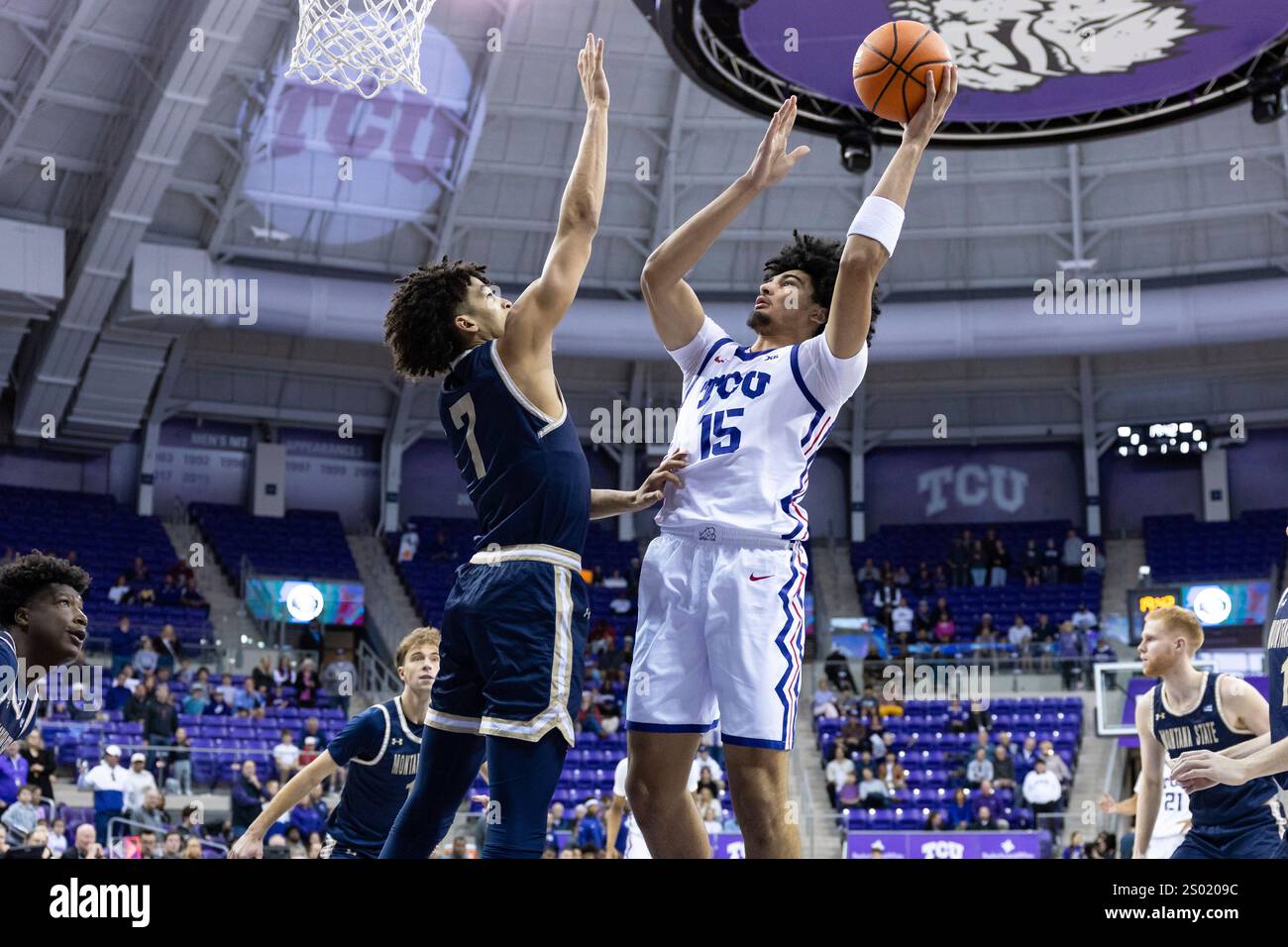 FORT WORTH, TX - DECEMBER 22: TCU Horned Frogs forward David Punch (#15 ...