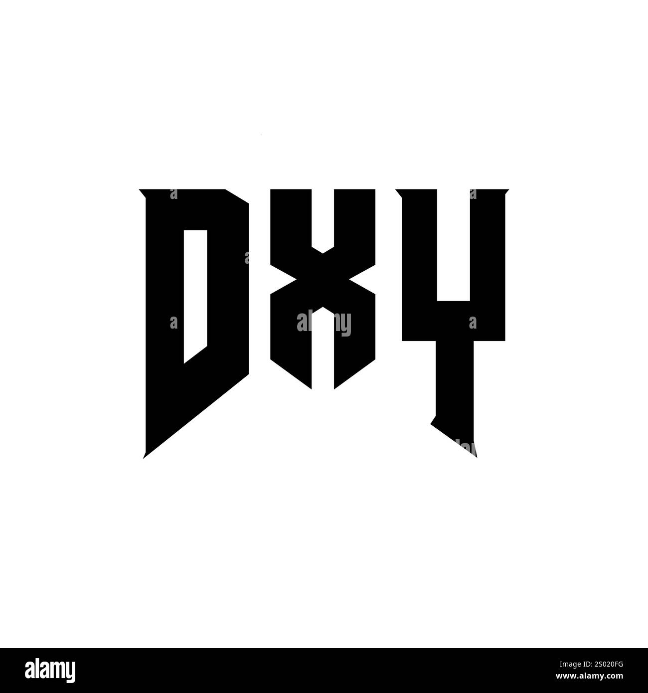 Dxy logo design Stock Vector Images - Alamy