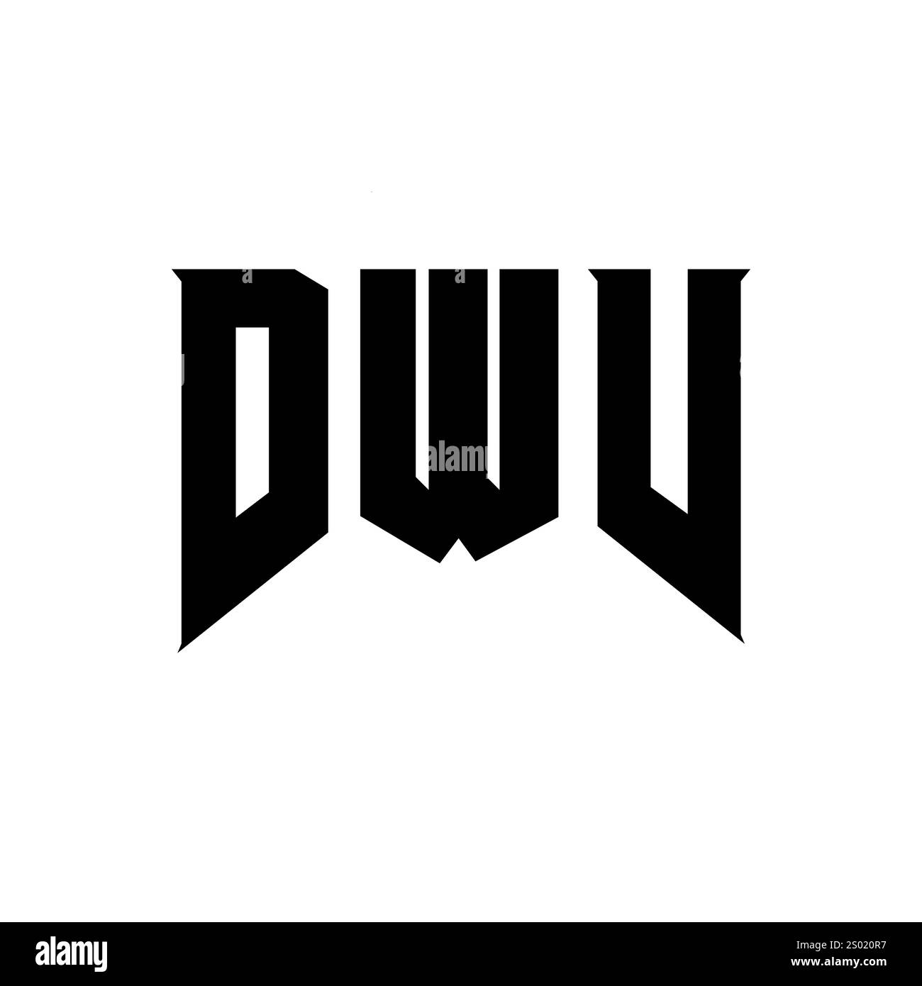 DWV letter logo design for technology company. DWV logo design black ...