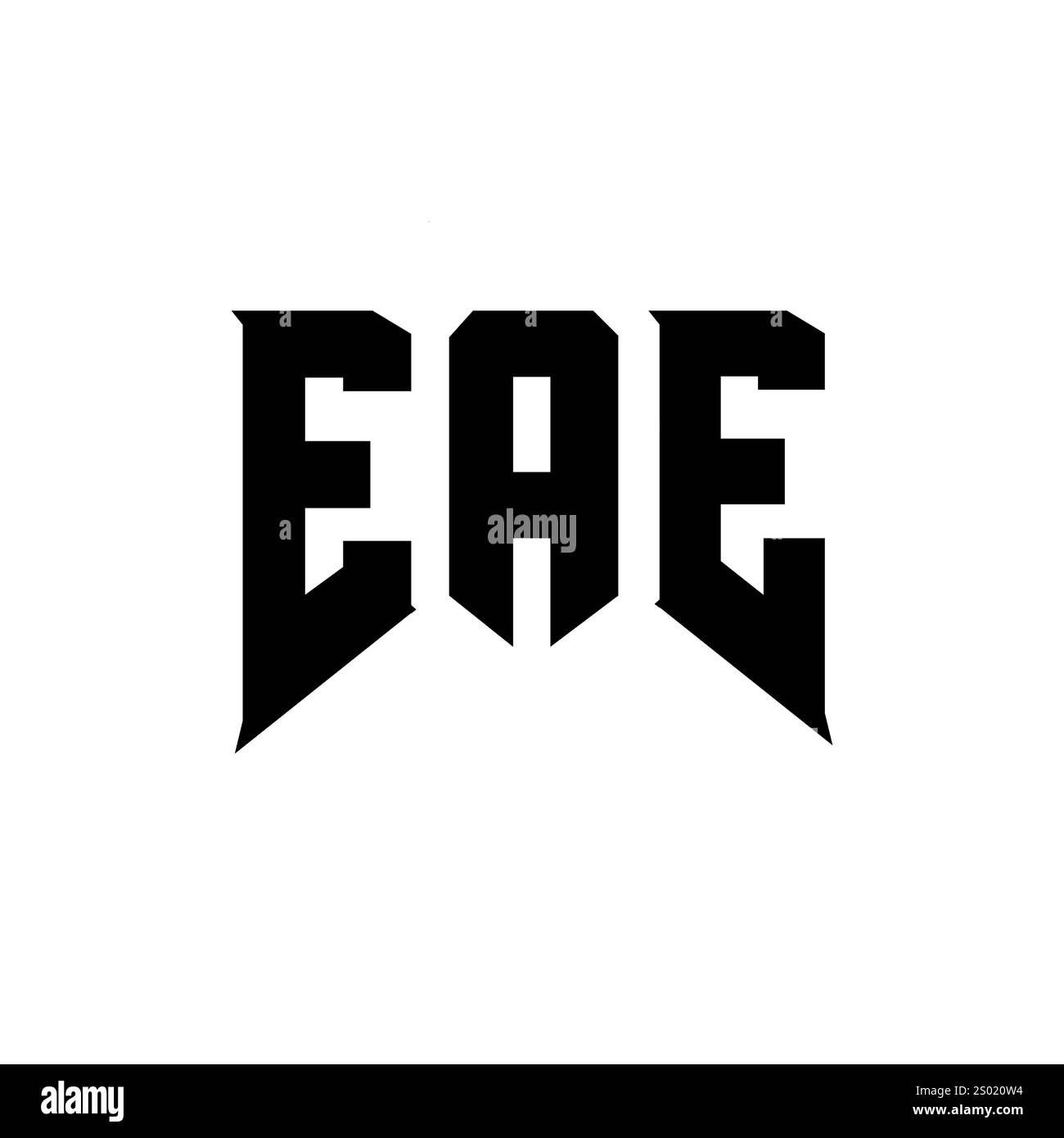 EAE letter logo design for technology company. EAE logo design black ...
