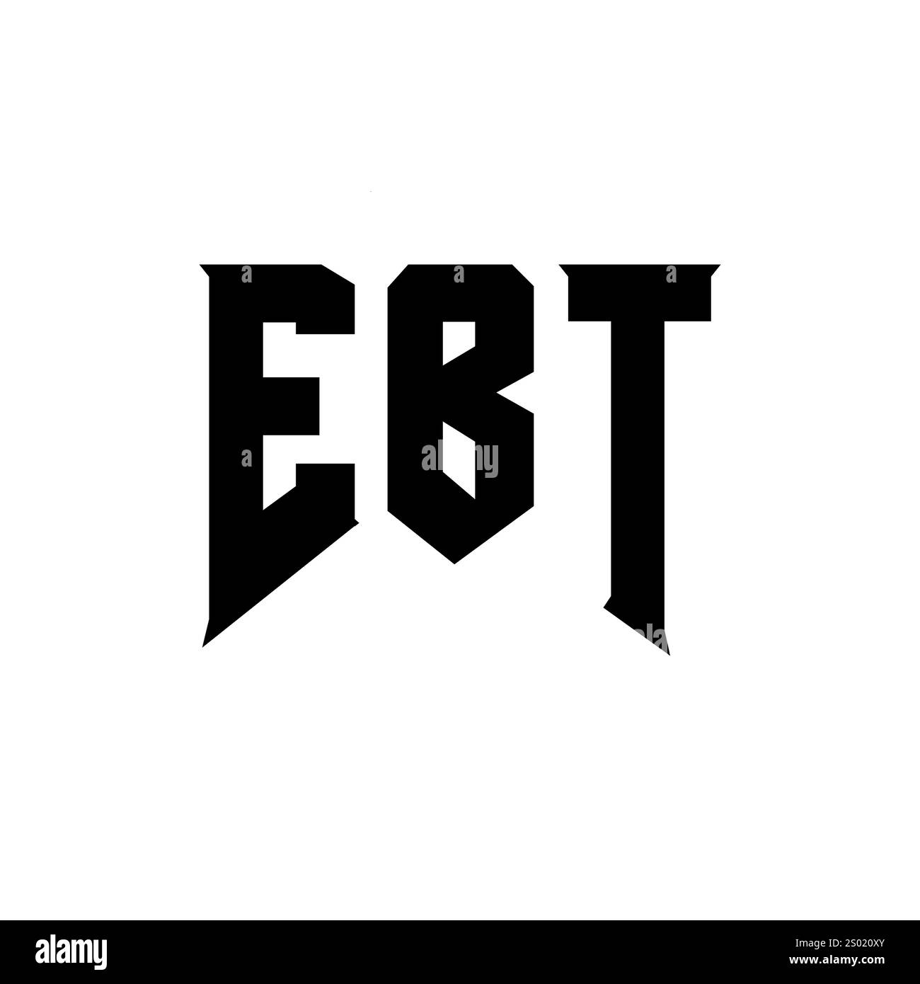 EBT letter logo design for technology company. EBT logo design black ...