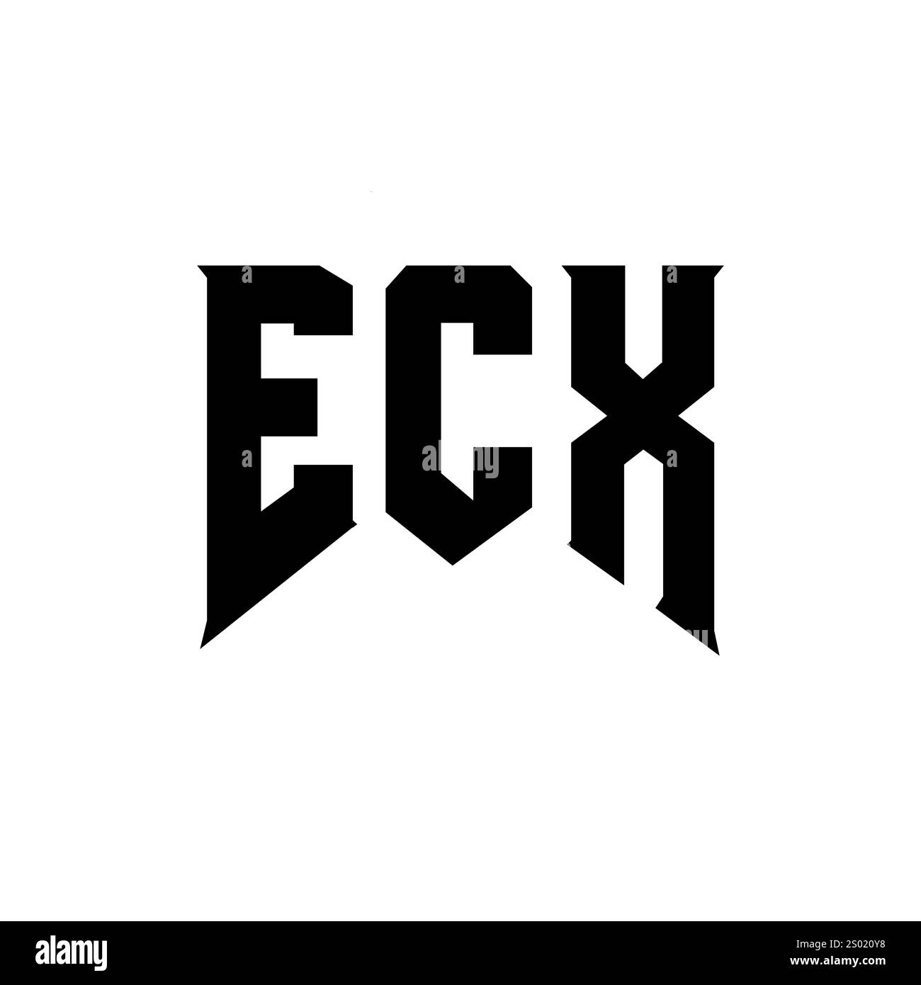 Ecx logo design hi-res stock photography and images - Alamy