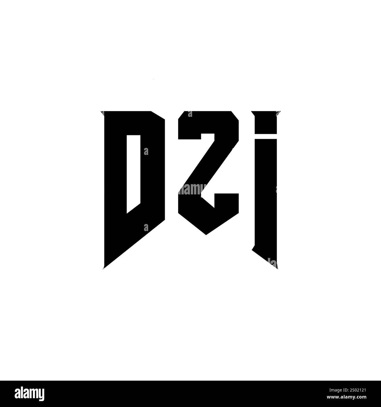 Dzi logo design Stock Vector Images - Alamy