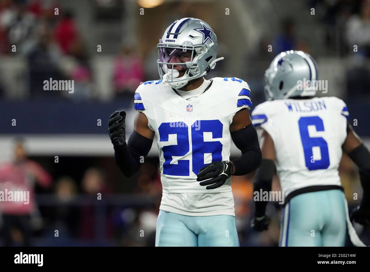 Dallas Cowboys cornerback DaRon Bland stands on the field during the ...
