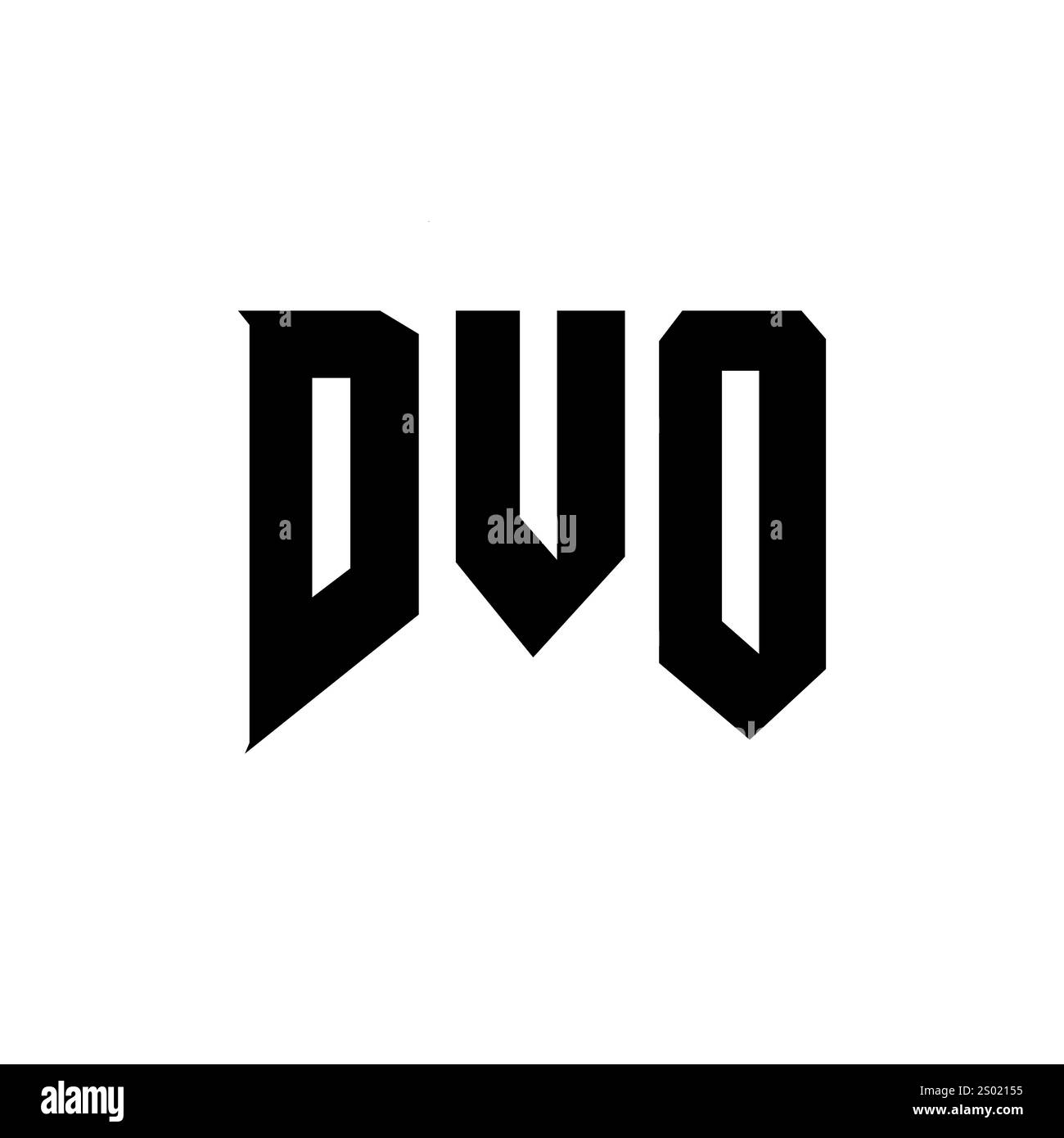 DVO letter logo design for technology company. DVO logo design black ...