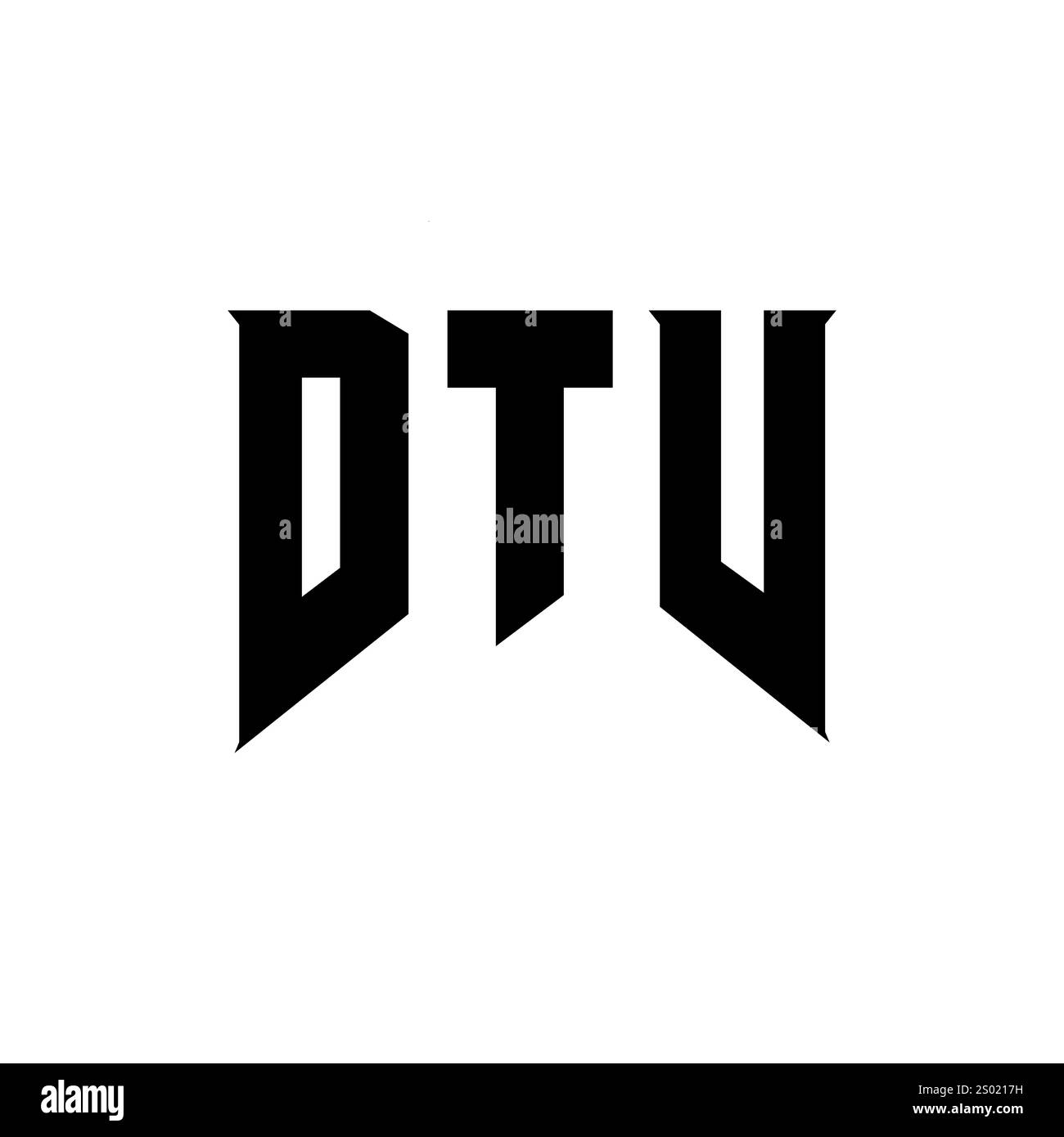 DTV letter logo design for technology company. DTV logo design black ...