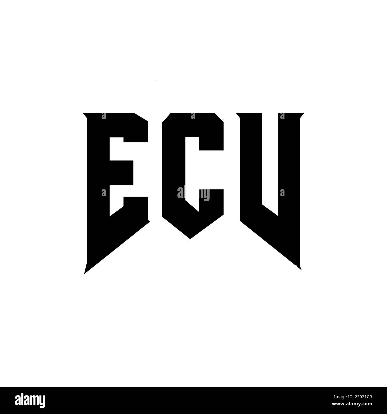 Ecv logo design Stock Vector Images - Alamy