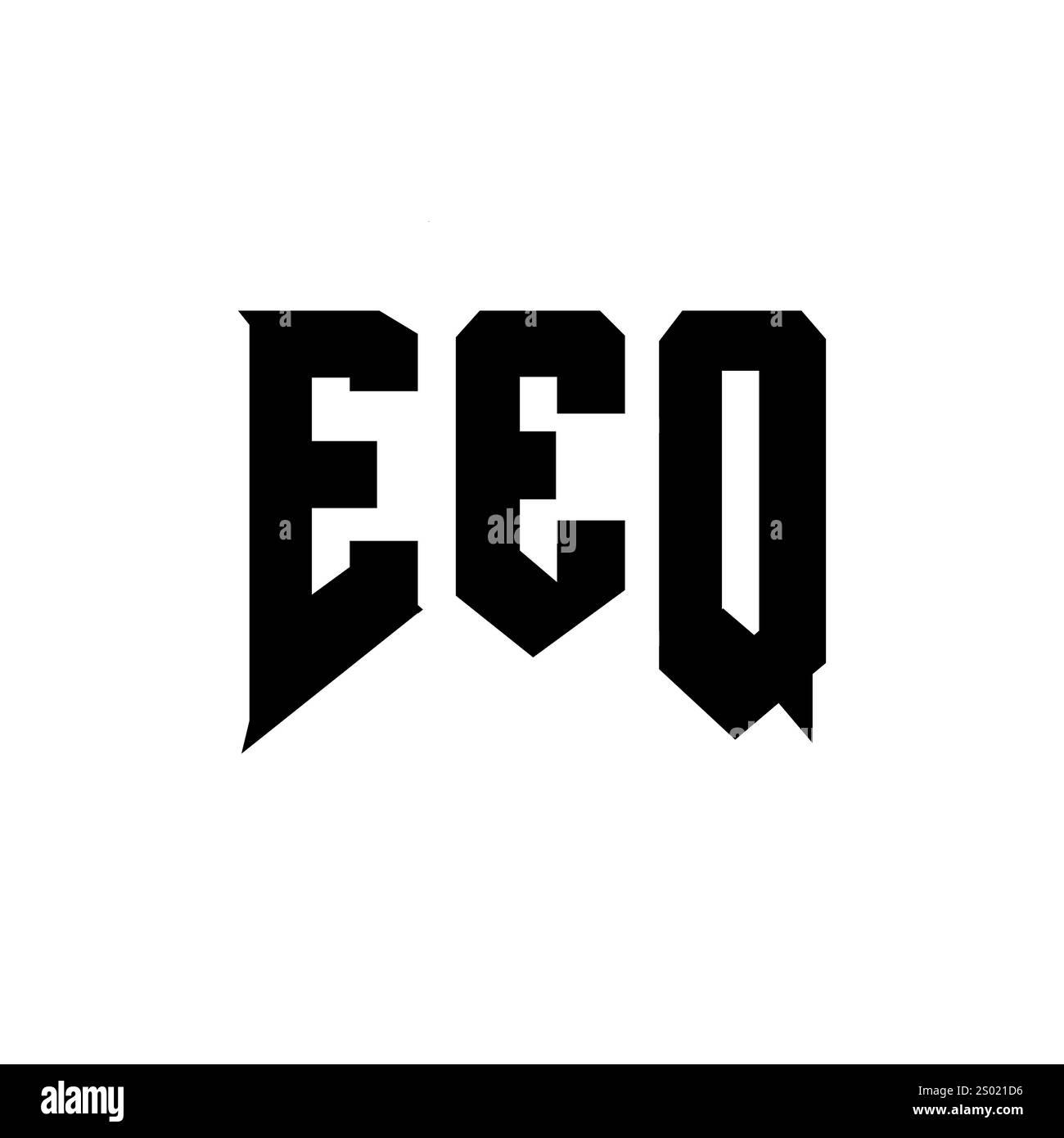 Eeq logo design hi-res stock photography and images - Alamy