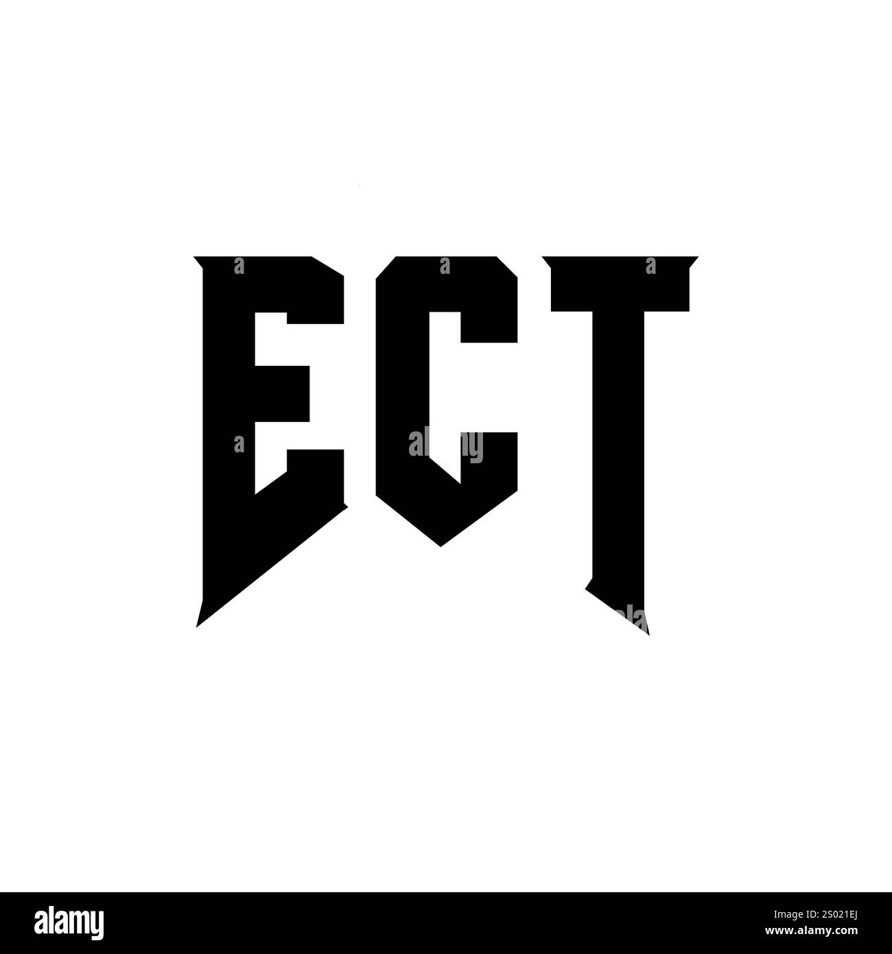 ECT letter logo design for technology company. ECT logo design black ...