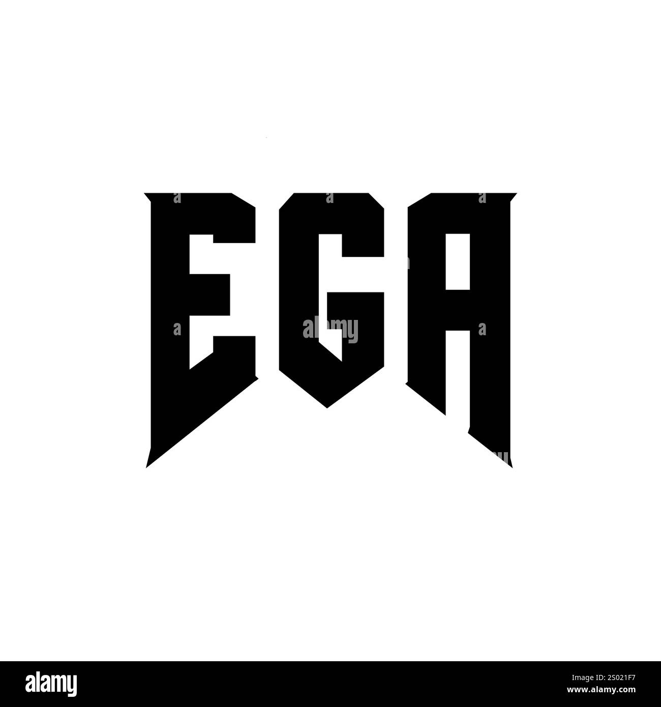 Ega logo design hi-res stock photography and images - Alamy