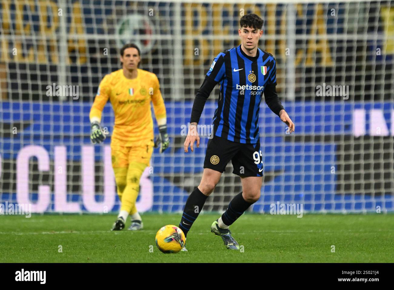 Alessandro Bastoni of Inter FC in action during the Italian Serie A ...